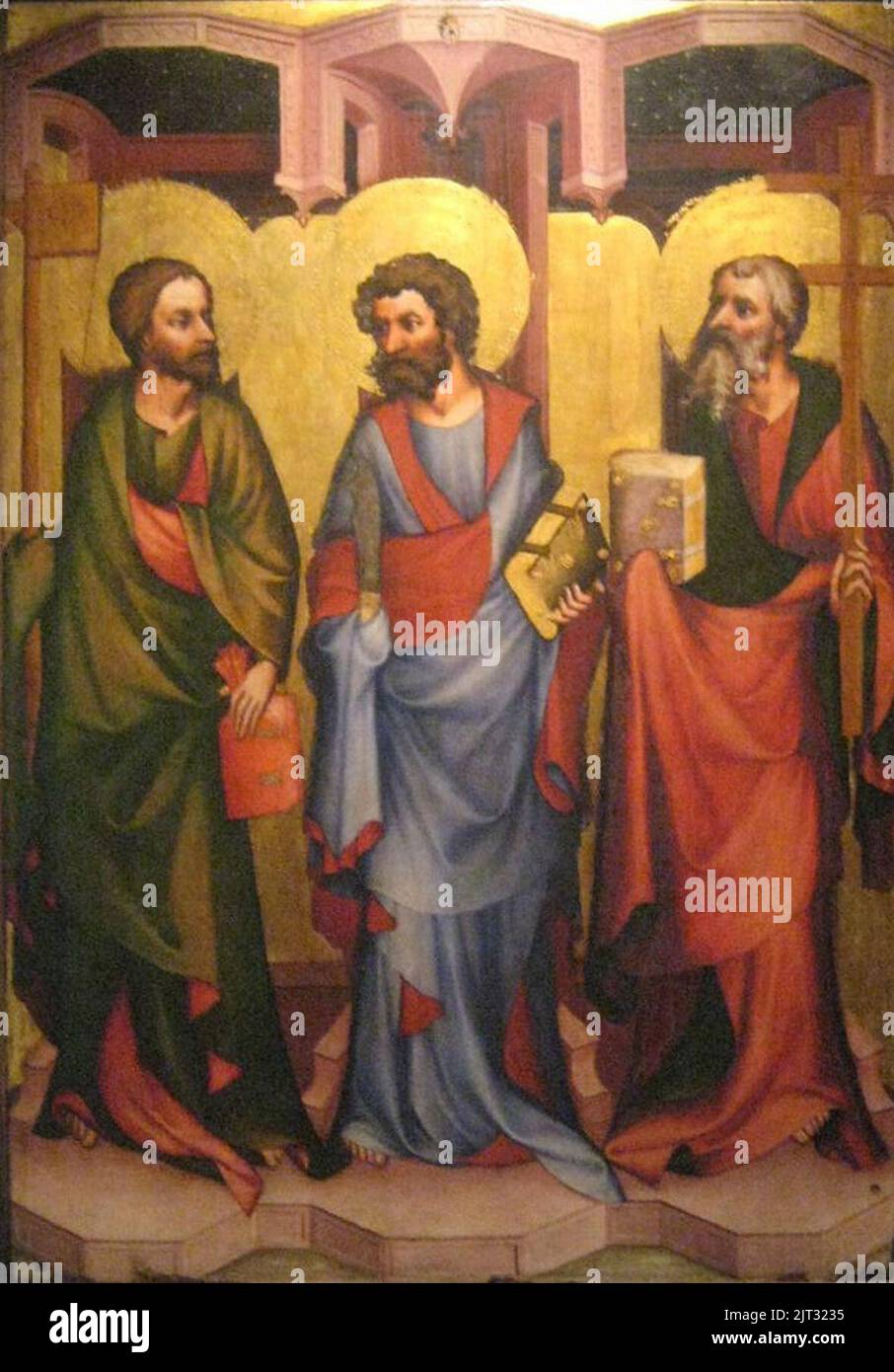 Trebon Altarpiece Resurrection of Christ Reverse Stock Photo - Alamy