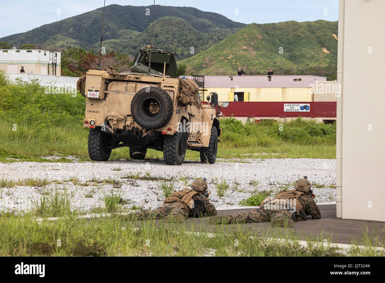 U.S. Marines with Battalion Landing Team 2/5, 31st Marine Expeditionary ...