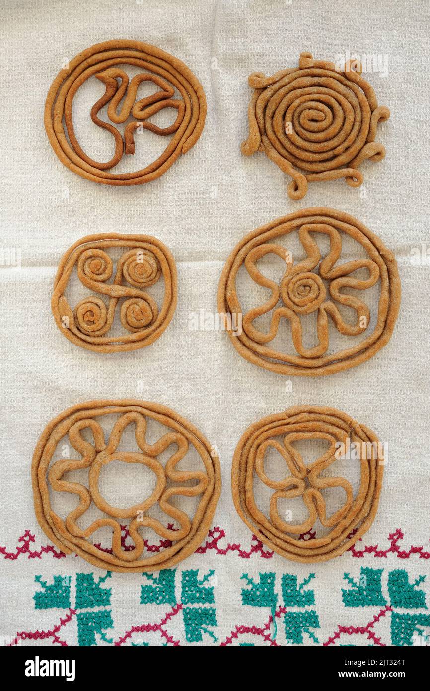 Teterki, Russian rye cookies for spring equinox selebration vertical ...