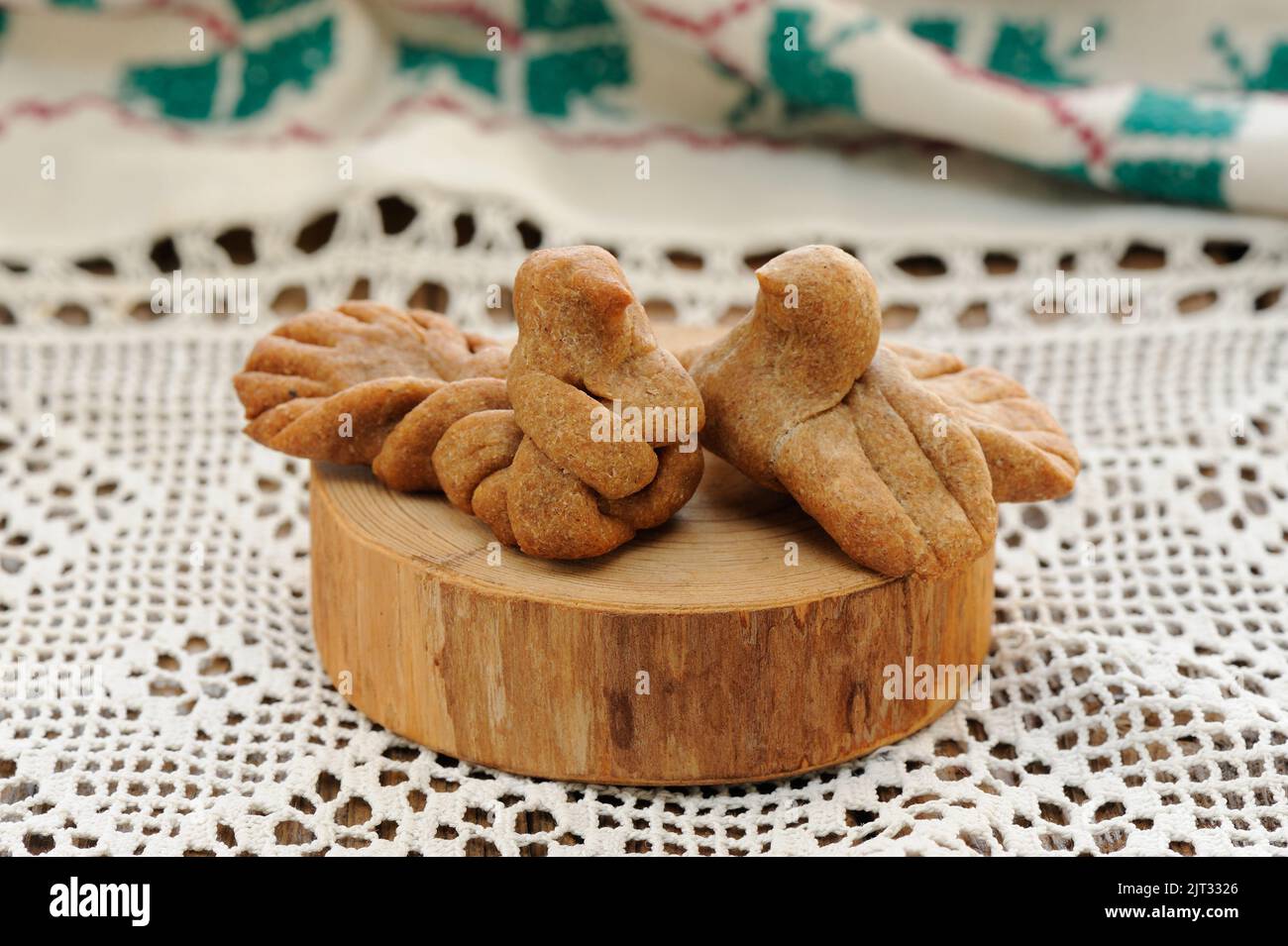 Zhavoronki, Russian rye cookies for spring equinox selebration ...