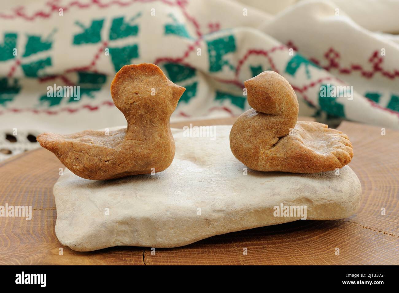 Zhavoronki, Russian rye cookies for spring equinox selebration ...