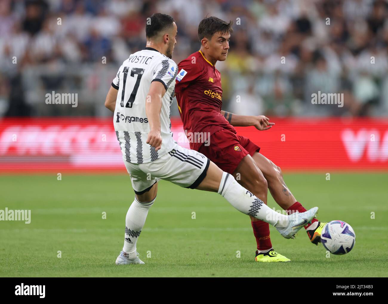Paulo dybala roma ball hi-res stock photography and images - Alamy