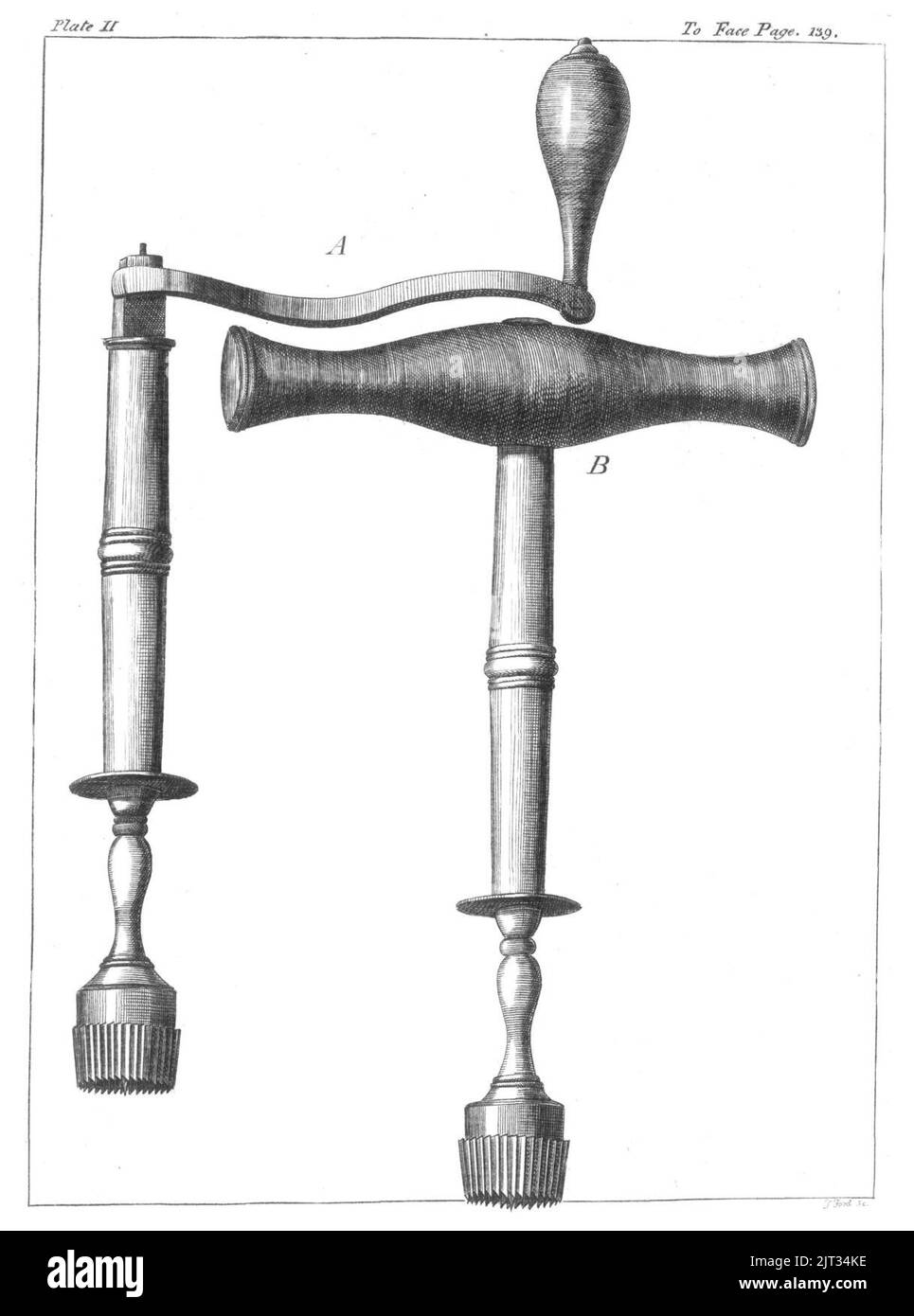 Trepanning instrument (2 Stock Photo - Alamy