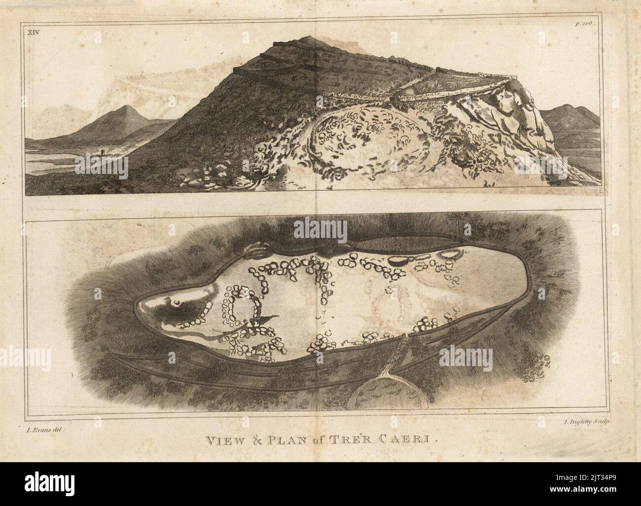 Tre'r Ceiri iron age hill fort Stock Photo - Alamy