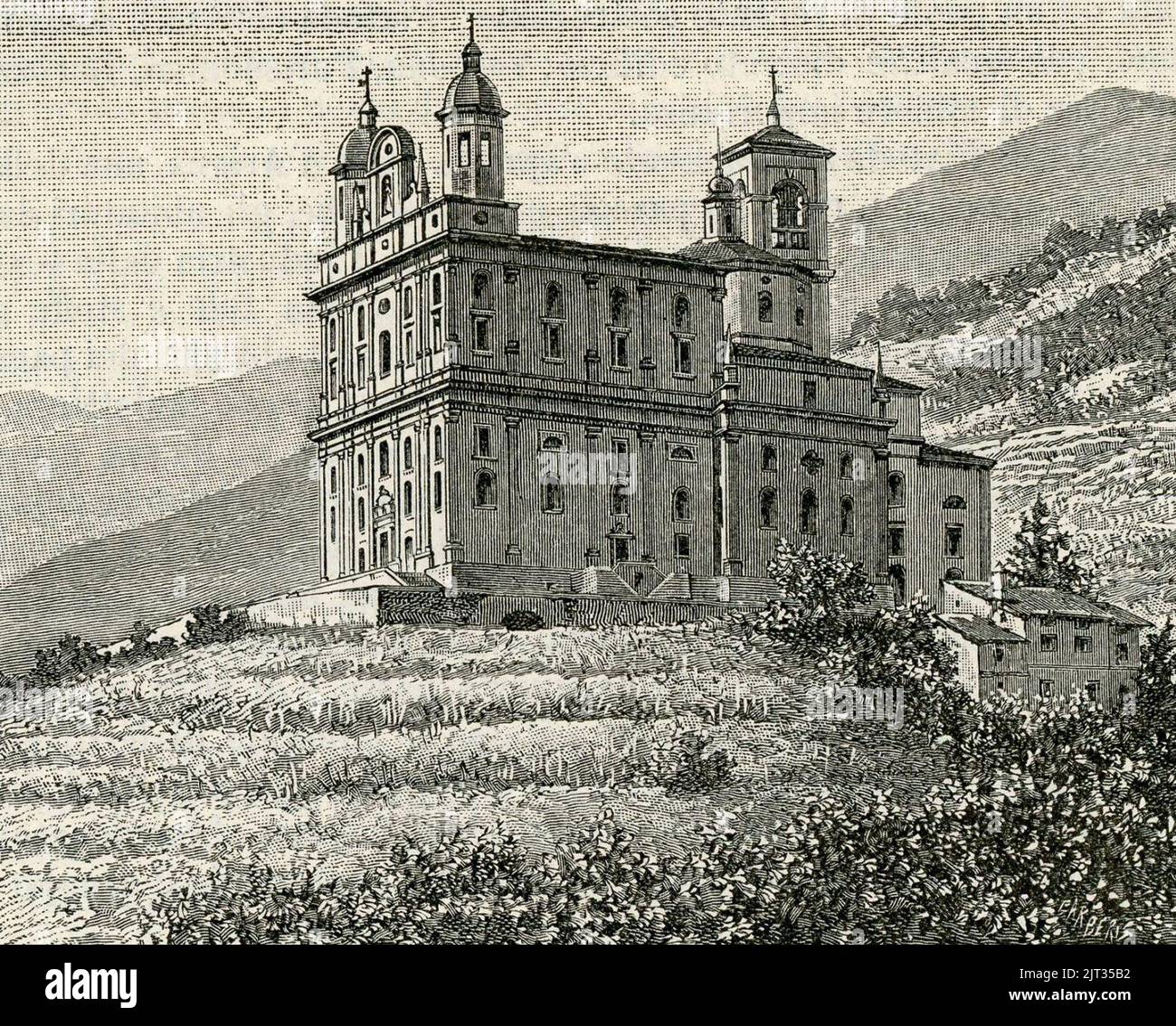 Tresivio Santuario della Santa Casa Stock Photo - Alamy