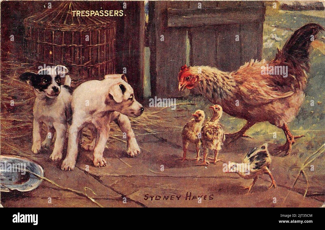 Trespassers by Sydney Hayes Stock Photo - Alamy