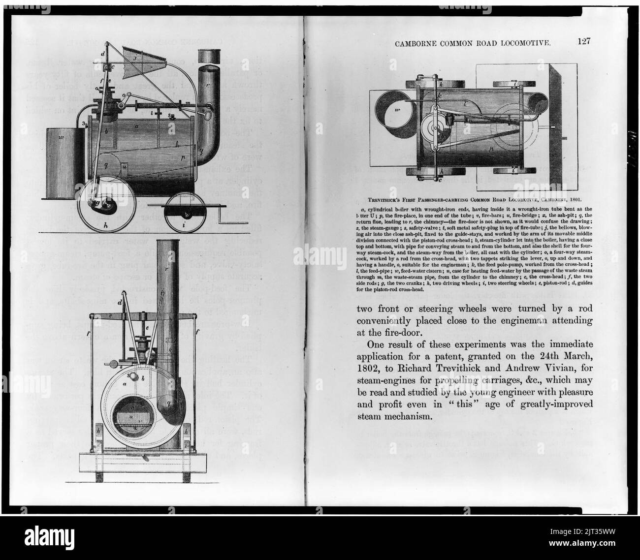 Trevithick’s first locomotive hi-res stock photography and images - Alamy
