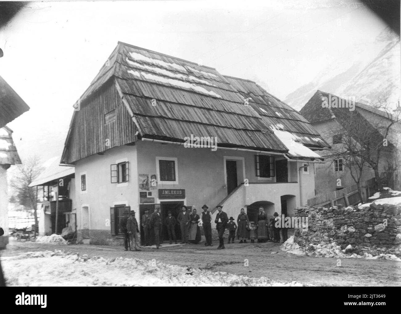 Trgovina v Dvoru pri Bovcu Stock Photo - Alamy