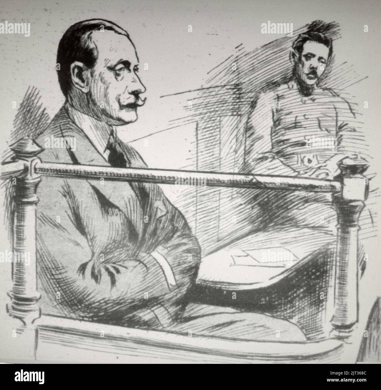 Trial of Lord W Nevill 1907 (3a Stock Photo - Alamy