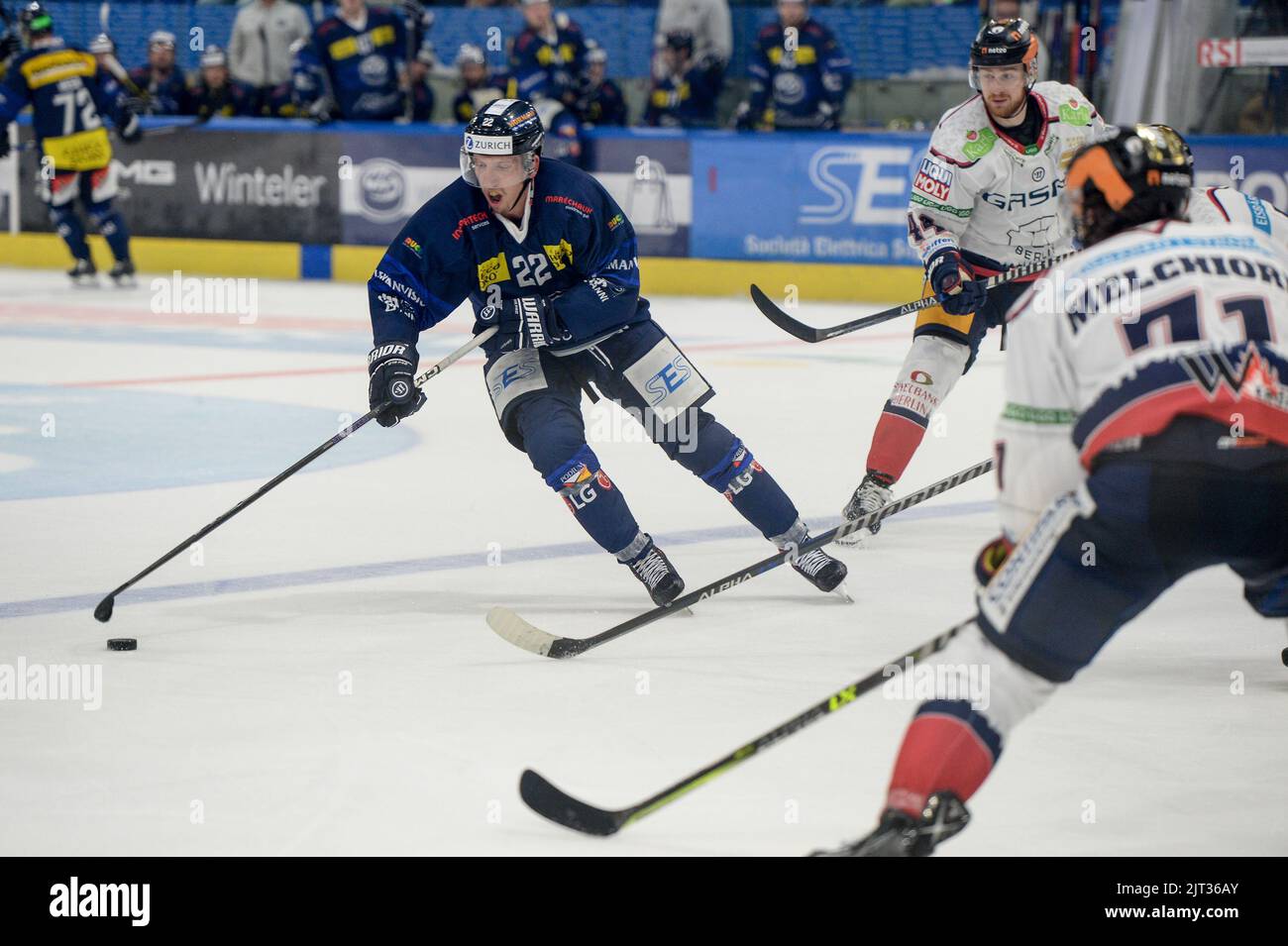 27.08.2022, Quinto, Gottardo Arena, HC Ambri-Piotta - Eisbaren Berlin ...
