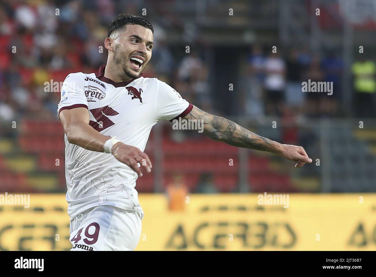 Nemanja Radonjic of Torino FC gestures during US Cremonese vs Torino FC ...