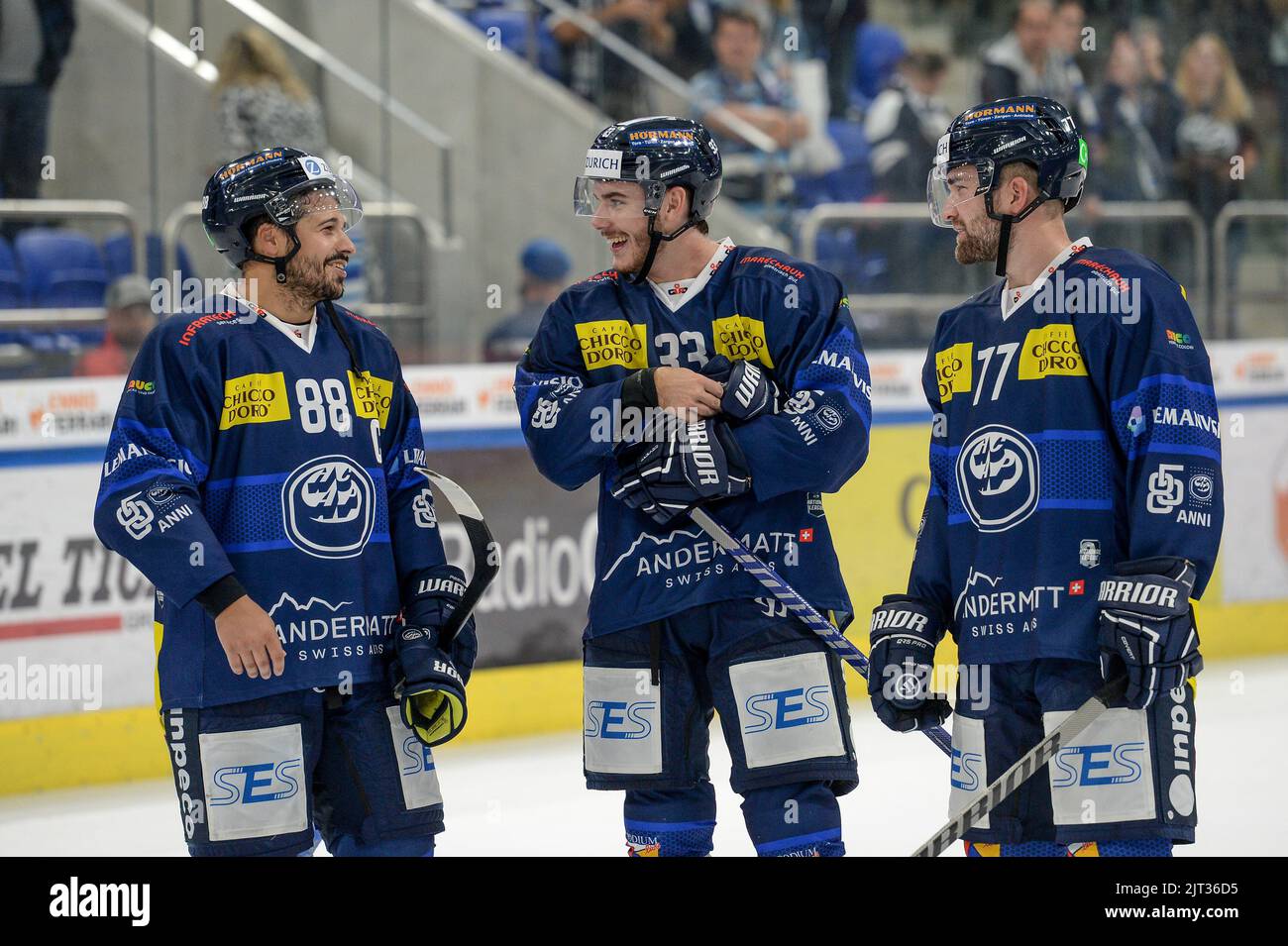 27.08.2022, Quinto, Gottardo Arena, HC Ambri-Piotta - Eisbaren Berlin ...