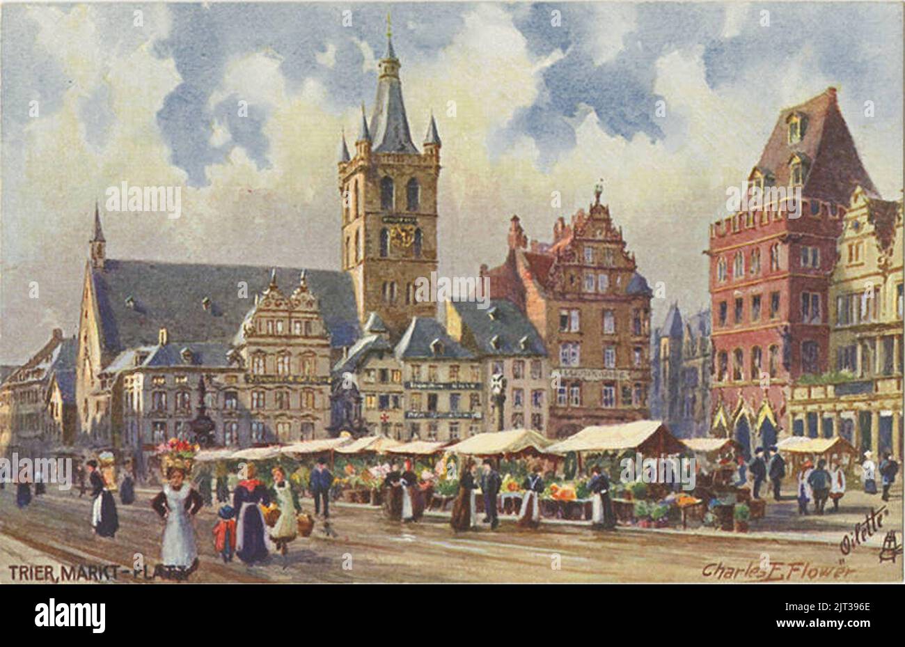 Trier, Markt-Platz. 639B-Trier, Markt-Platz. 639B Stock Photo - Alamy