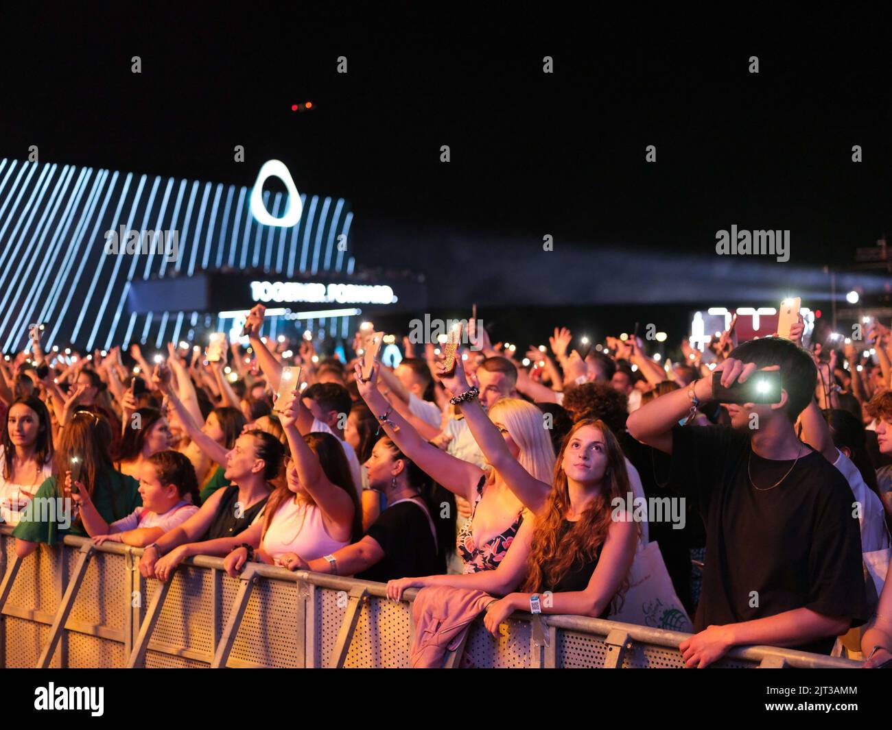 Sunny Hill Festival Tirana Stock Photo - Alamy
