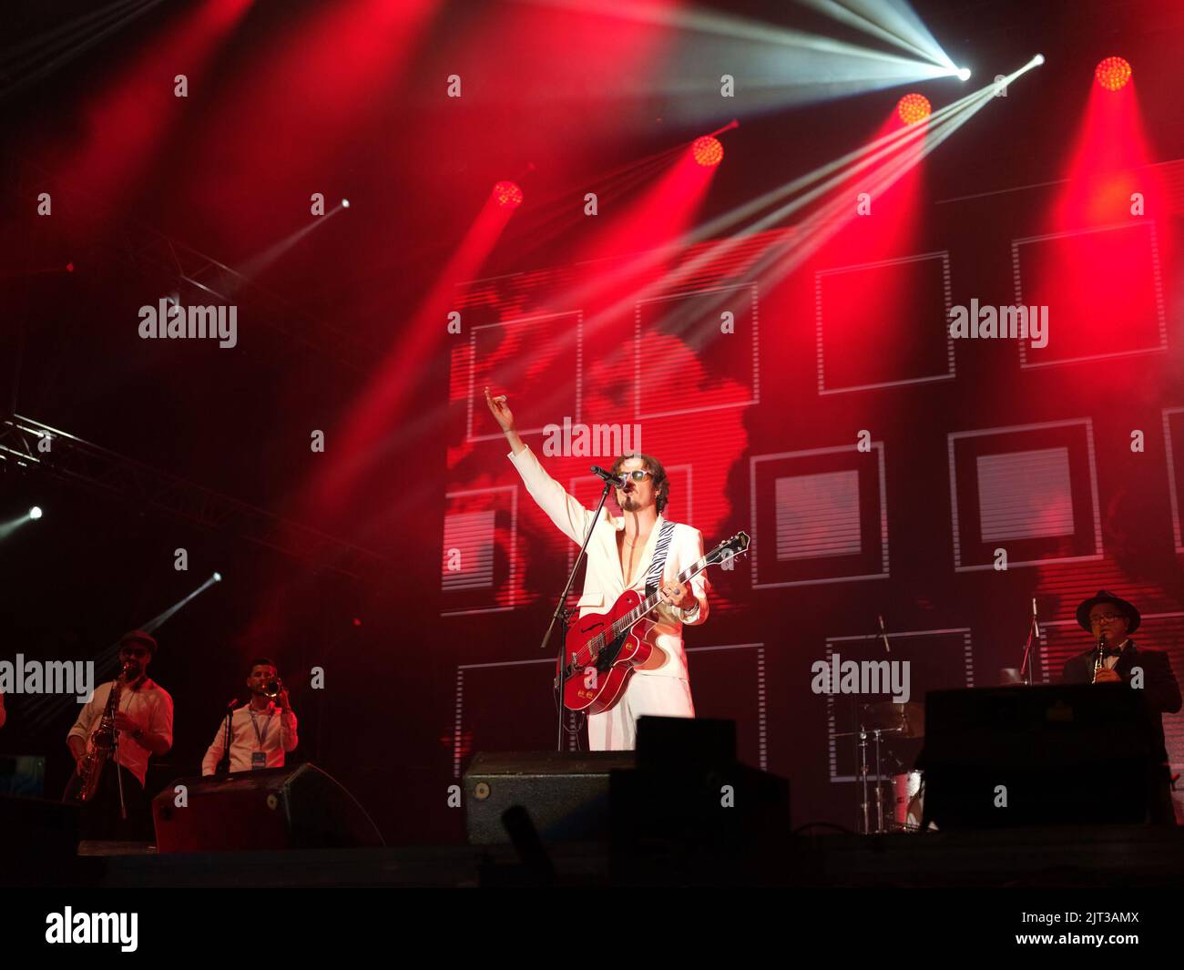 Sunny Hill Festival Tirana Stock Photo - Alamy