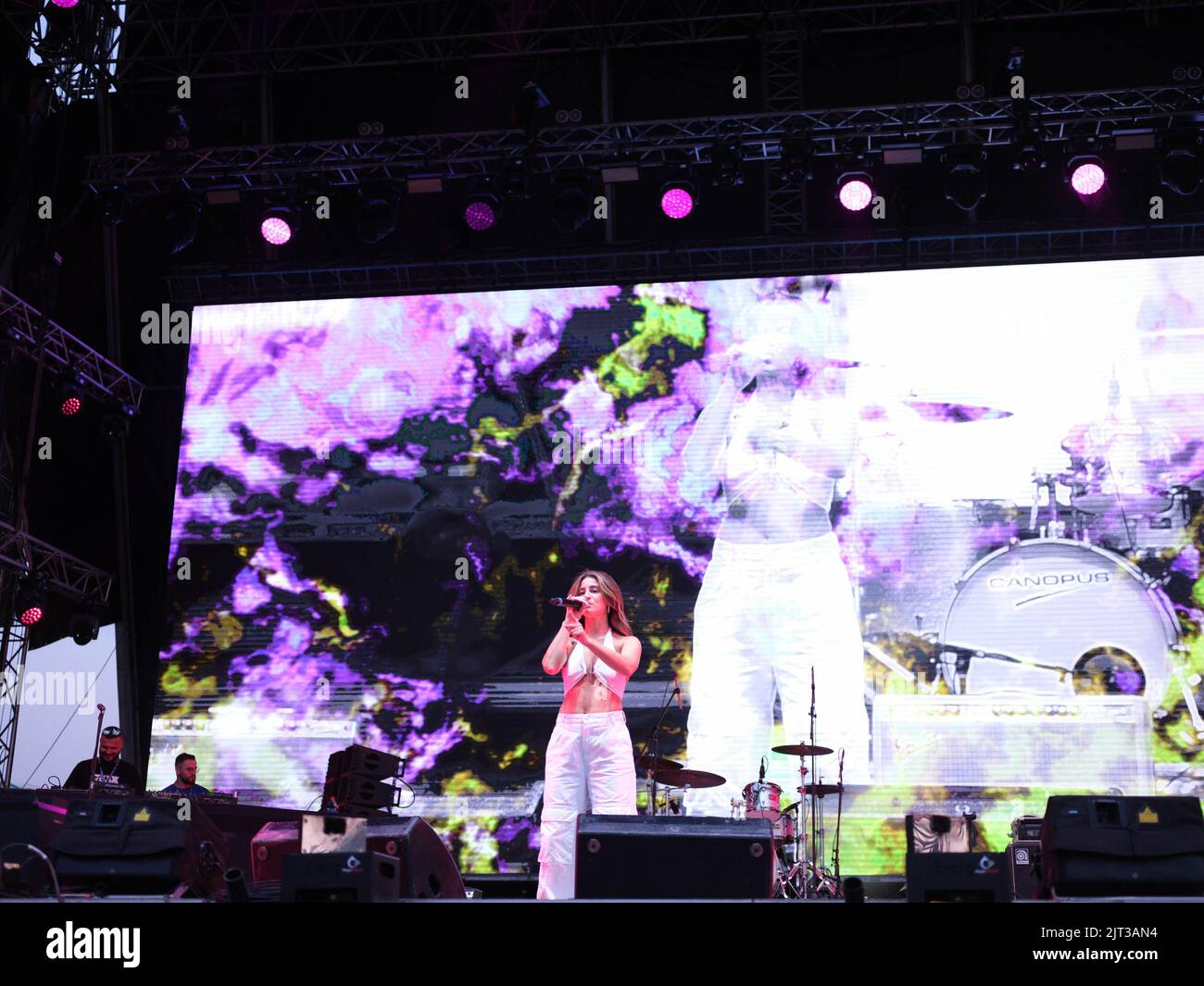Sunny Hill Festival Tirana Stock Photo - Alamy