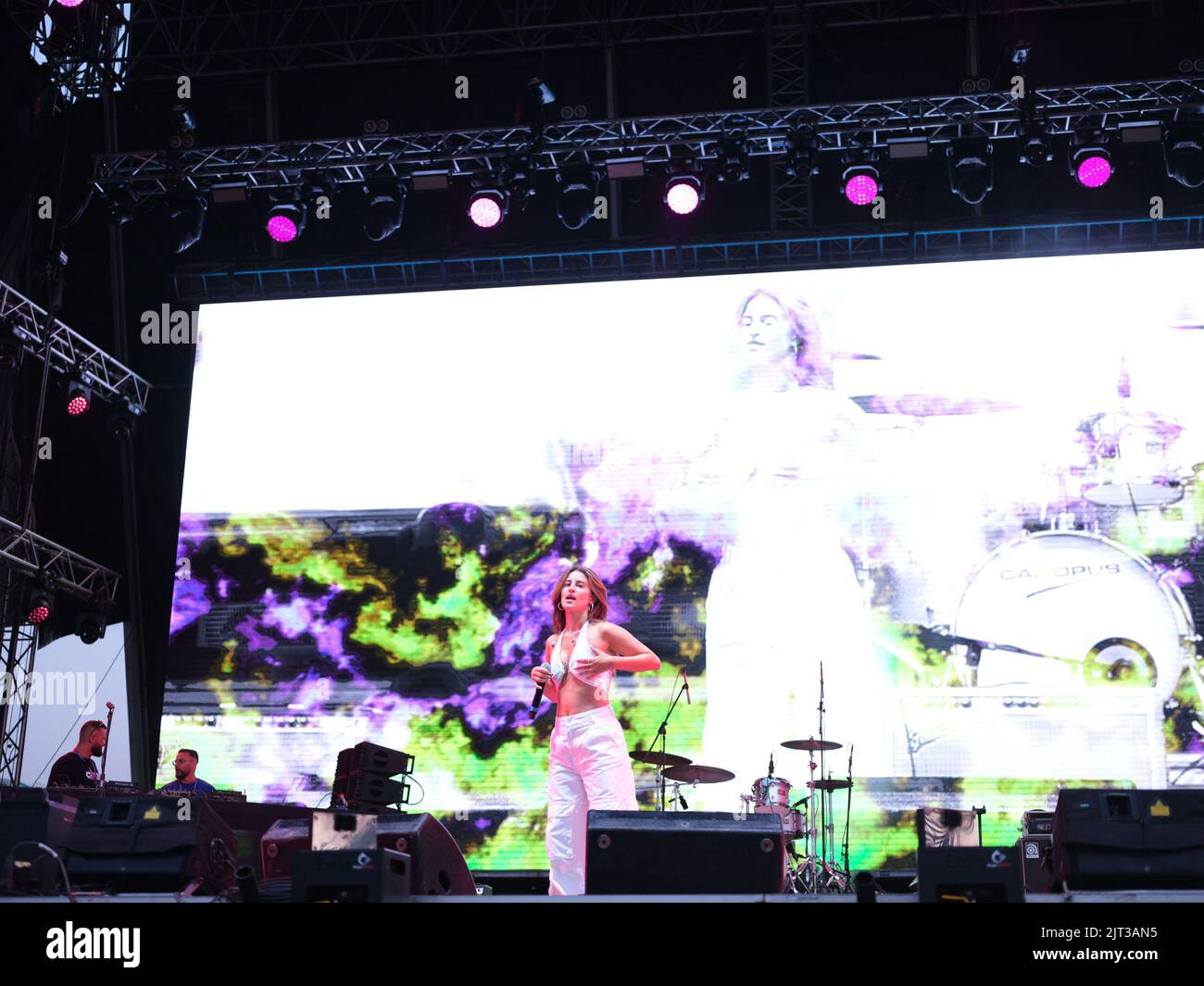 Sunny Hill Festival Tirana Stock Photo - Alamy