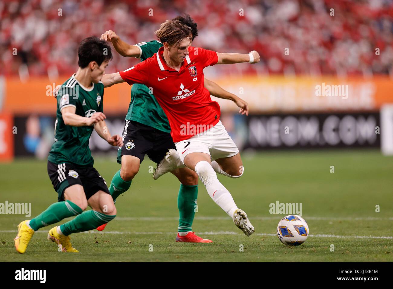 Saitama, Japan. 25th Aug, 2022. Kasper Junker (Reds) Football/Soccer ...