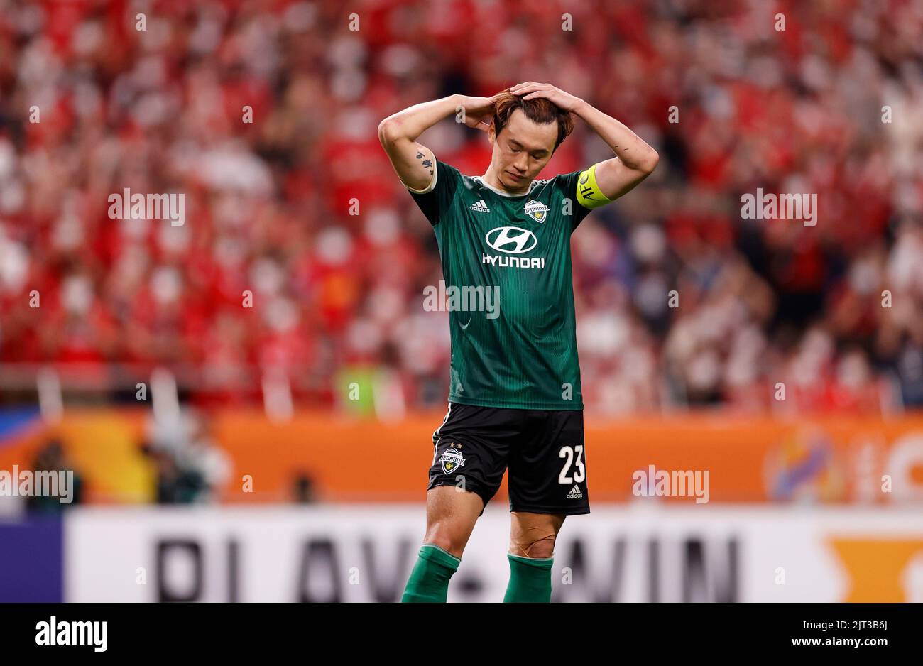 Saitama, Japan. 25th Aug, 2022. kim jin-Su (Jeonbuk) Football/Soccer ...