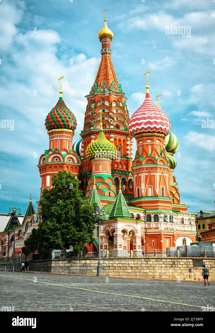 St Basil’s Cathedral in Moscow, Russia. It is famous landmark of Russia ...