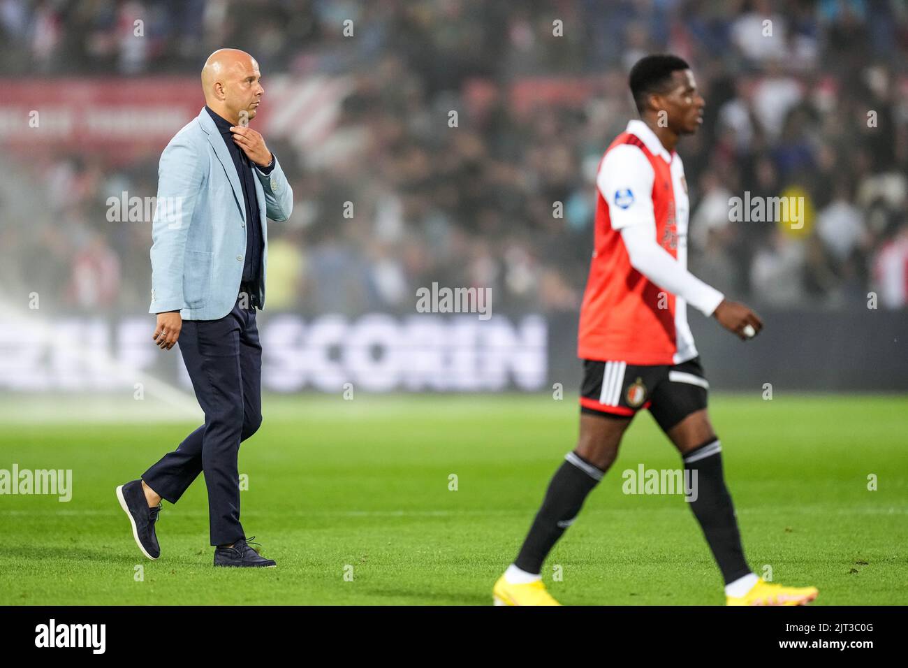 Rotterdam - Feyenoord coach Arne Slot during the match between ...