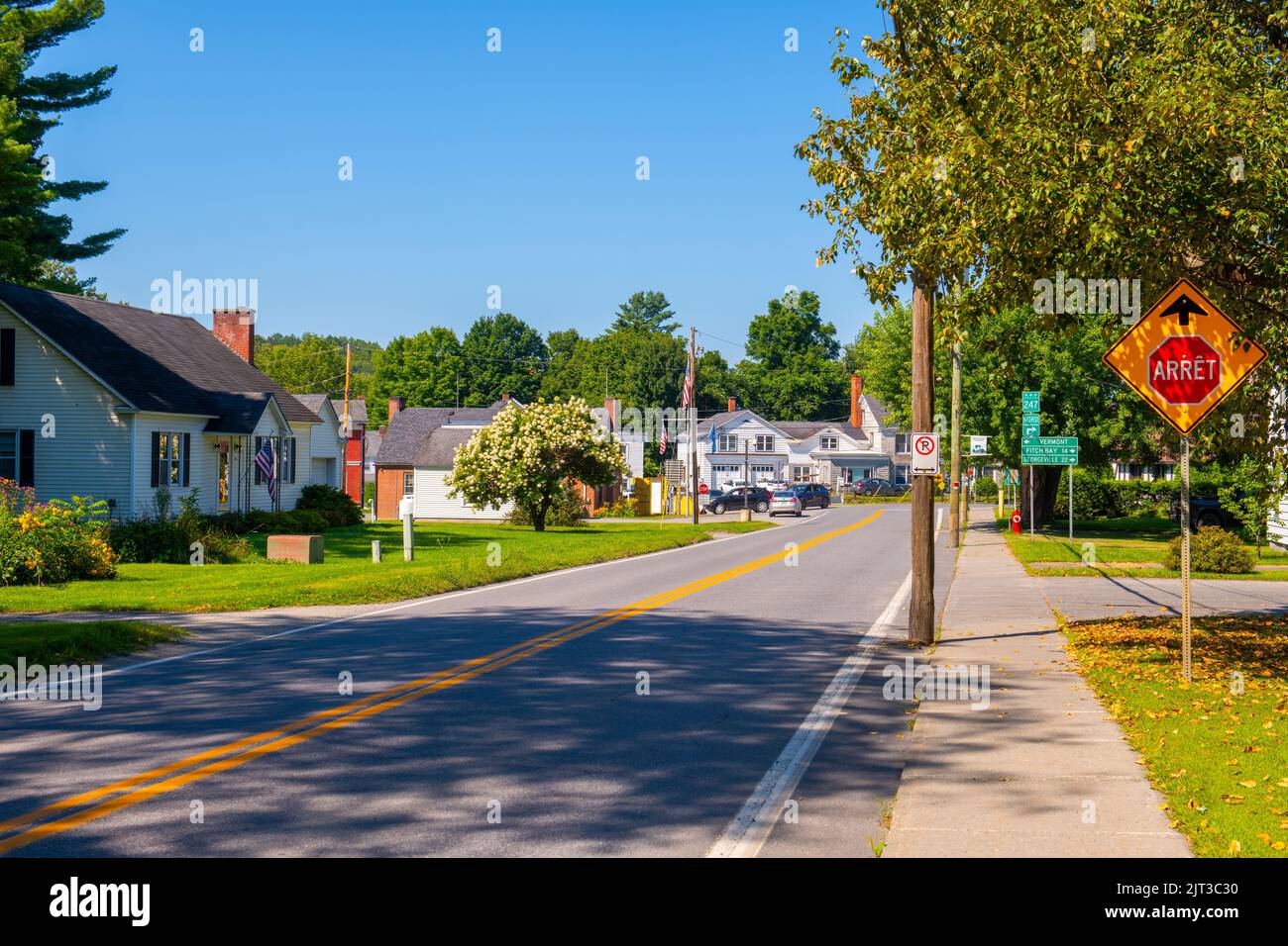Vermont canada border hi-res stock photography and images - Alamy