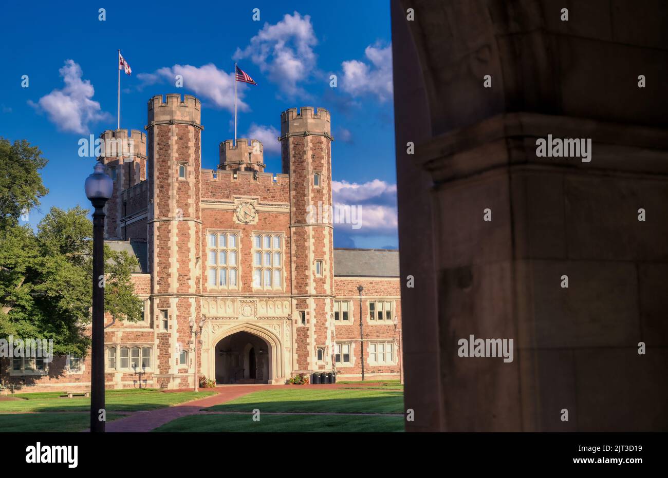 St. Louis, Missouri - 08.22.2022 - Brookings Hall on the Danforth ...