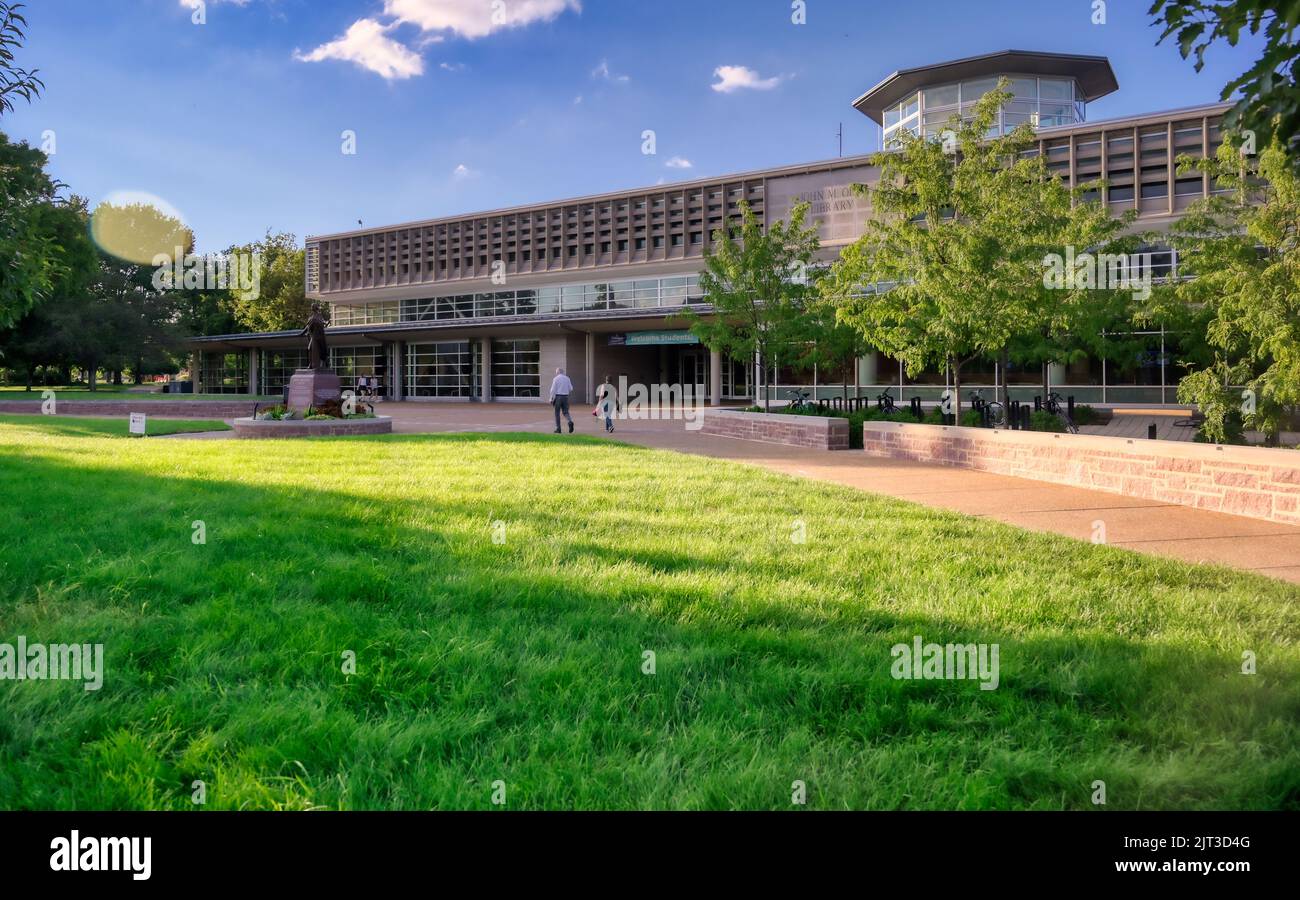 St. Louis, Missouri - 08.22.2022 - The John M. Olin Library on the ...