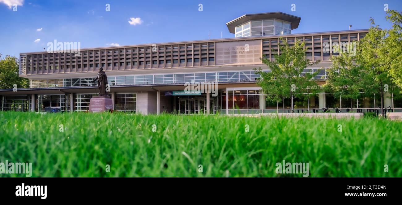St. Louis, Missouri - 08.22.2022 - The John M. Olin Library on the Danforth Campus of Washington ...