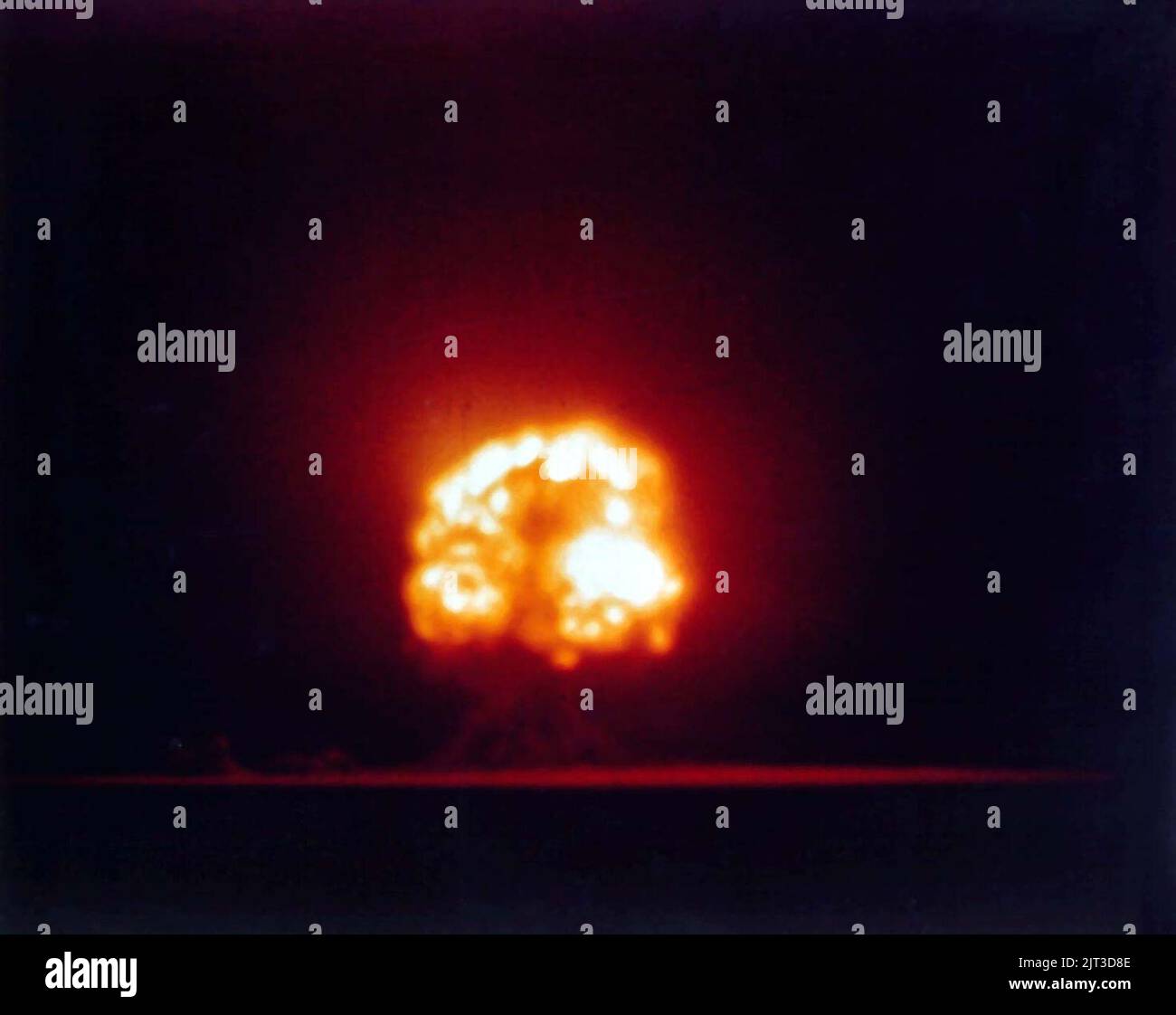 Trinity explosion (color Stock Photo - Alamy