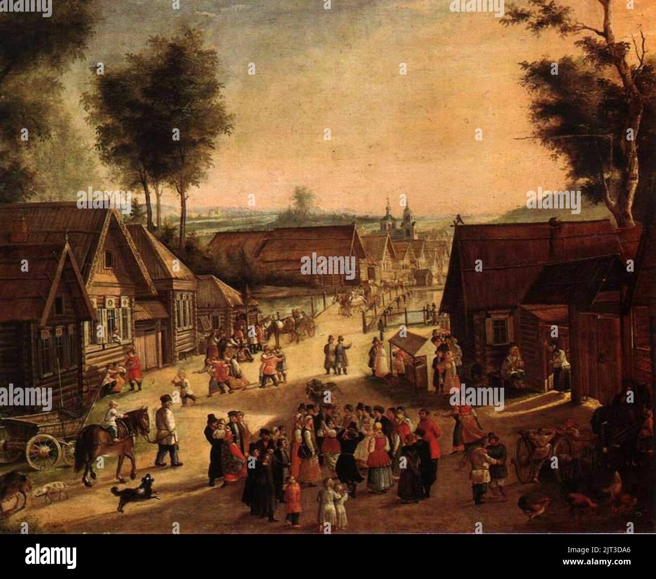 Trinity day in Krasnoe (1840 Stock Photo - Alamy