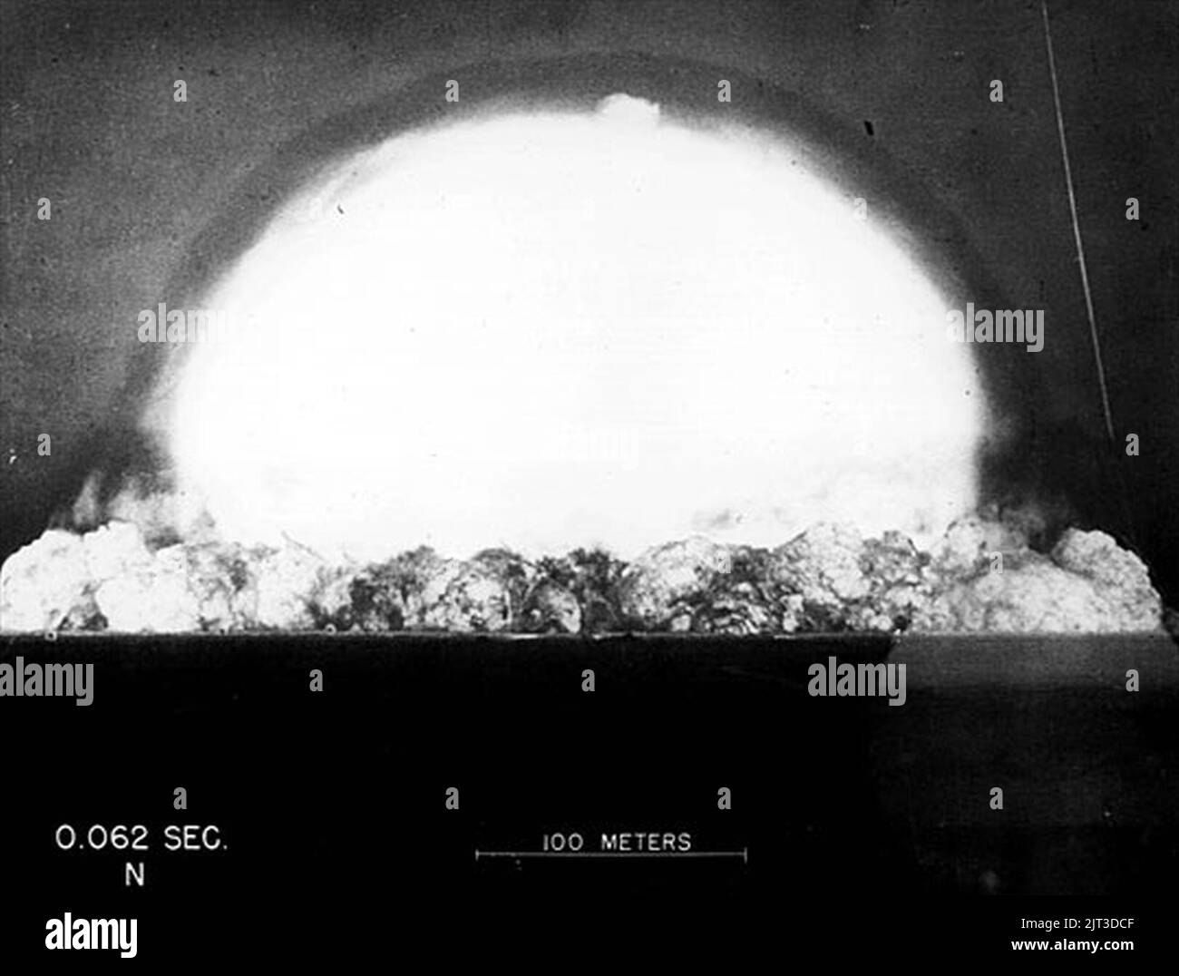 Trinity Test Fireball 62ms Stock Photo - Alamy