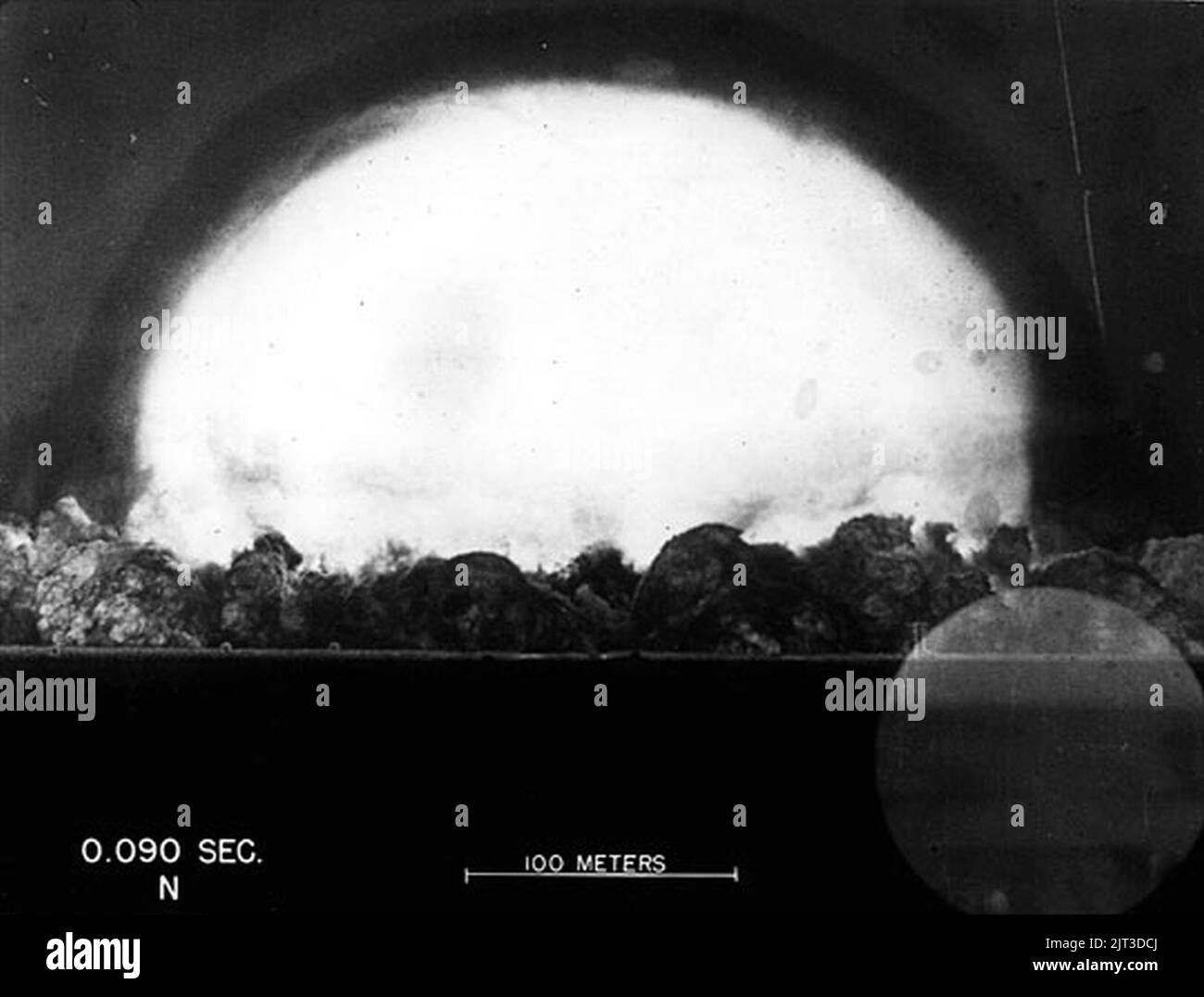 Trinity Test Fireball 90ms Stock Photo - Alamy