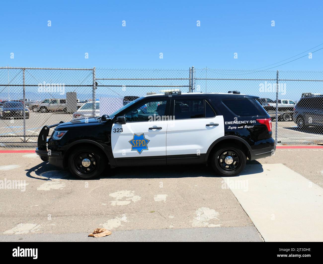 San Francisco Police Department vehicle in San Francisco, California ...