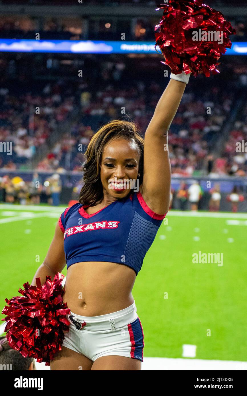 Houston Texans Cheerleader during the NFL game between the San ...