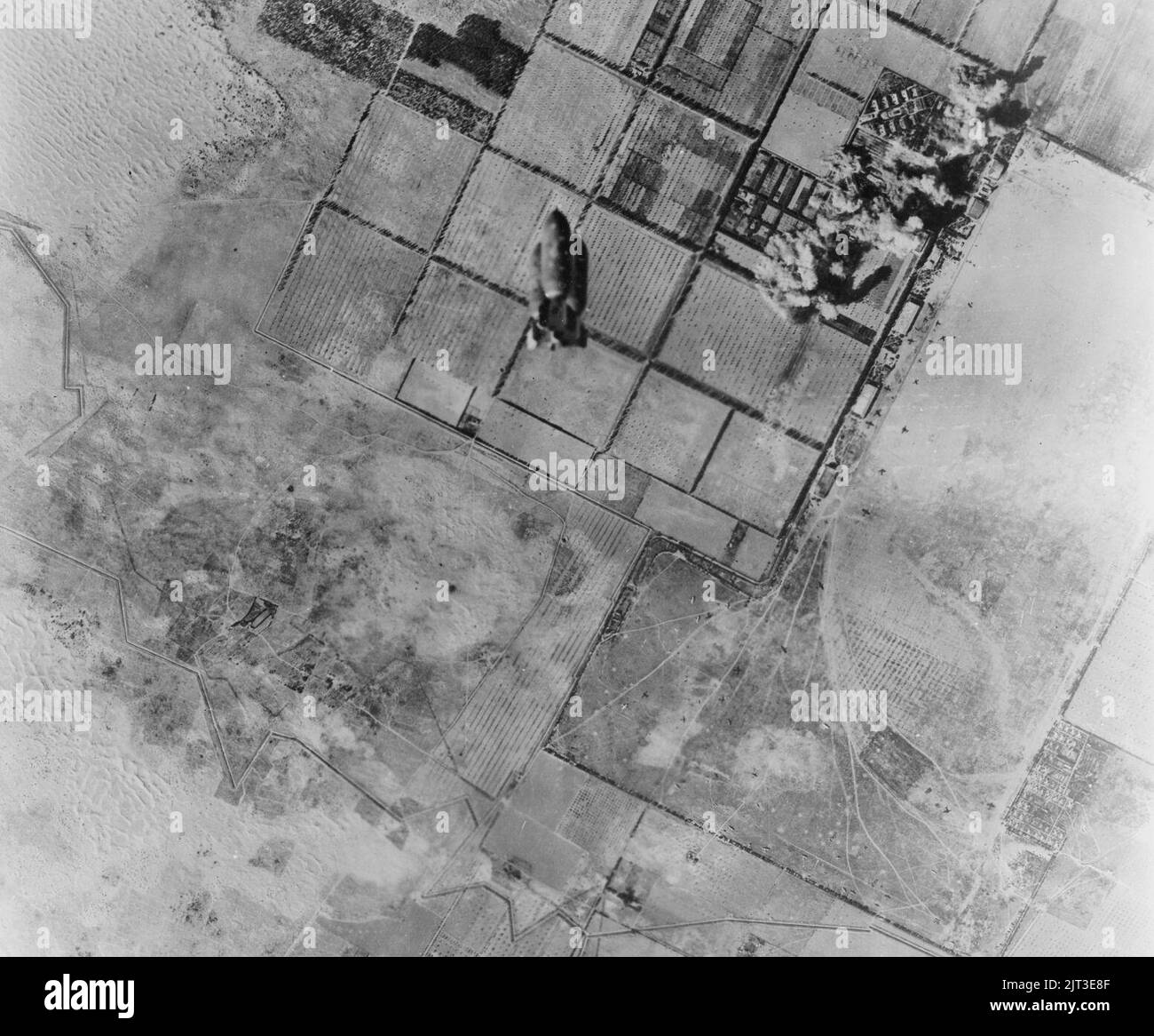 Tripoli airfield under attack2 1943 Stock Photo - Alamy