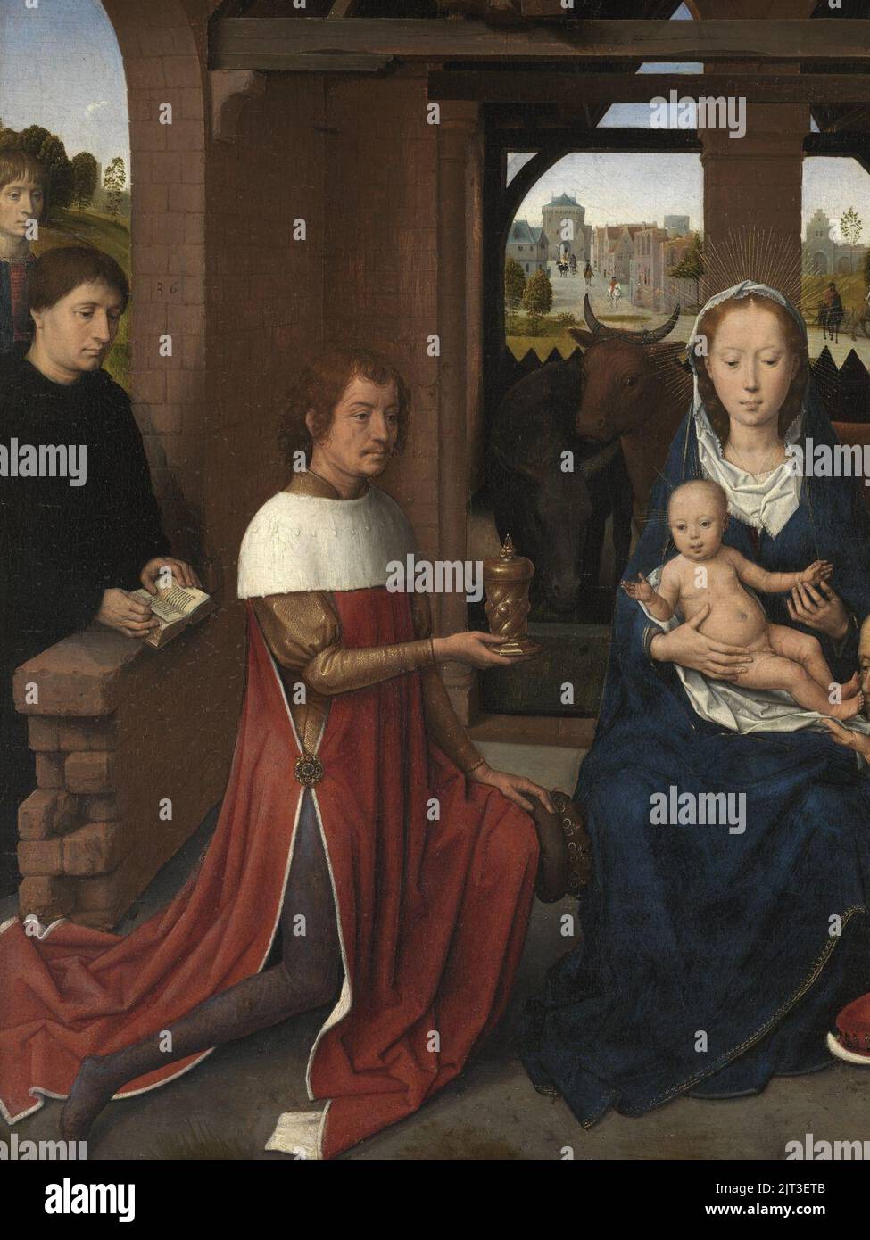 Triptych of Jan Floreins, detail - Memling Stock Photo - Alamy