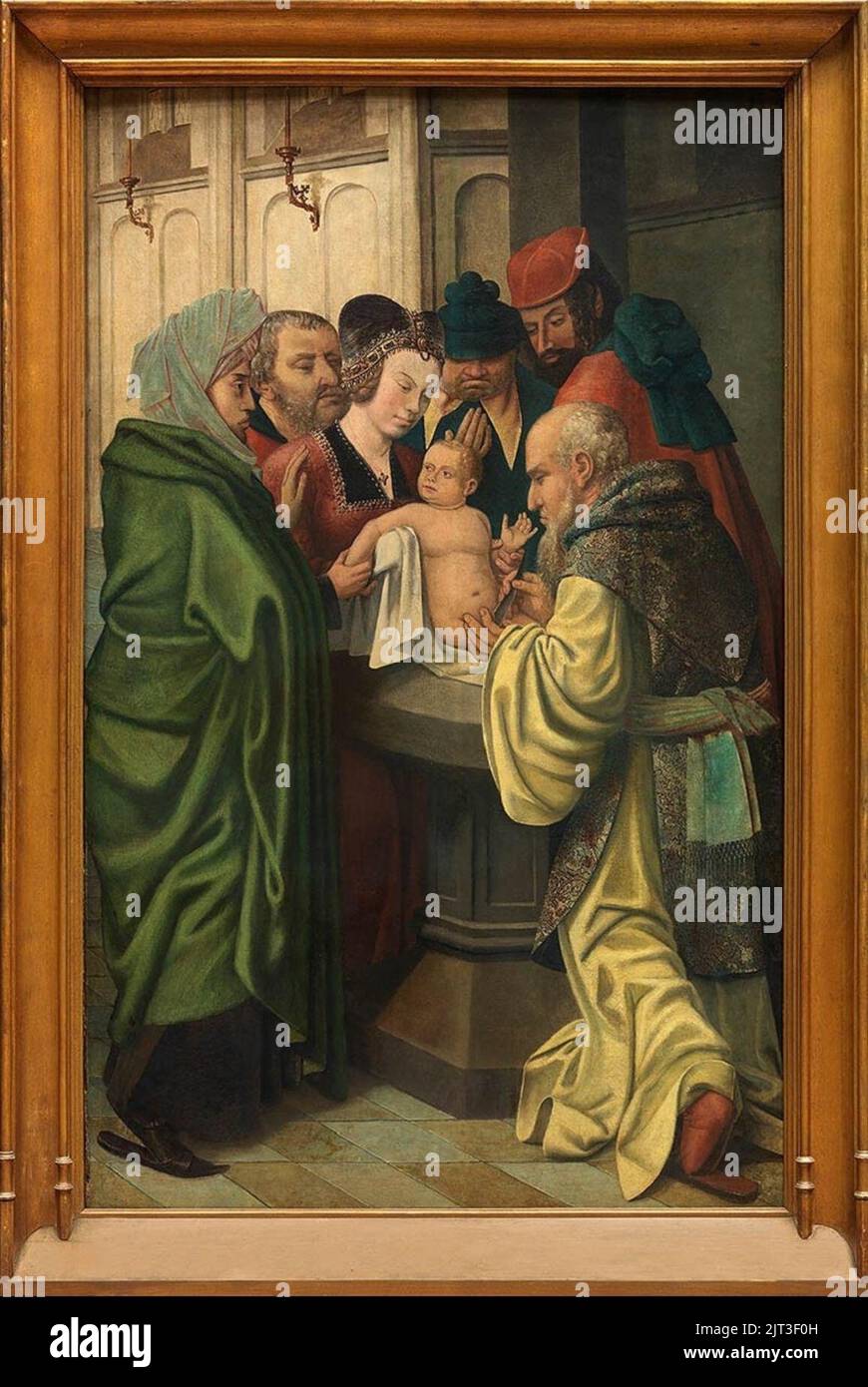 Triptyque de l'Épiphanie Anvers-volet droit-Circoncision-Maître-de ...