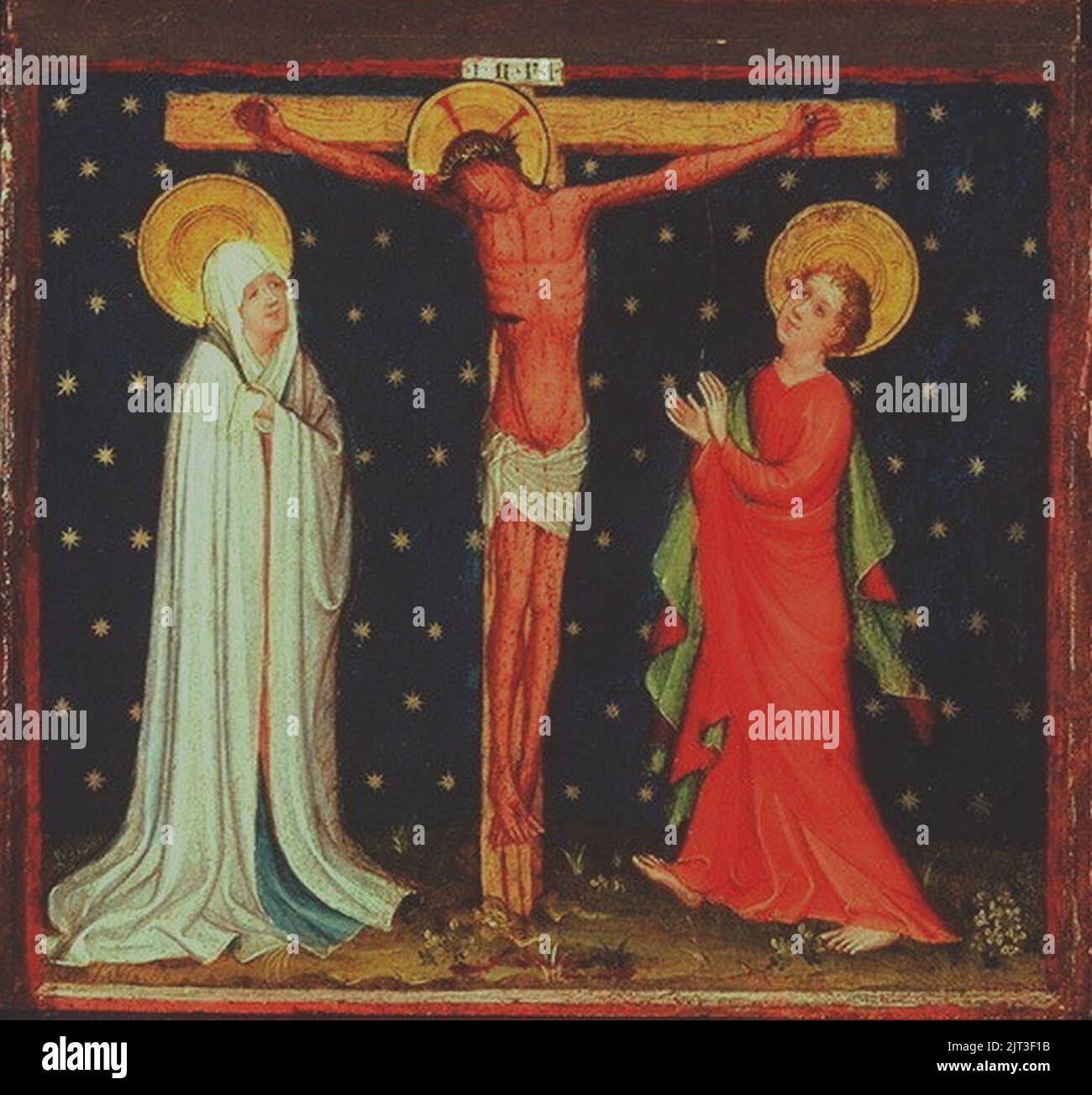 Triptyque de la Petite Passion - Volet droit Crucifixion Stock Photo - Alamy