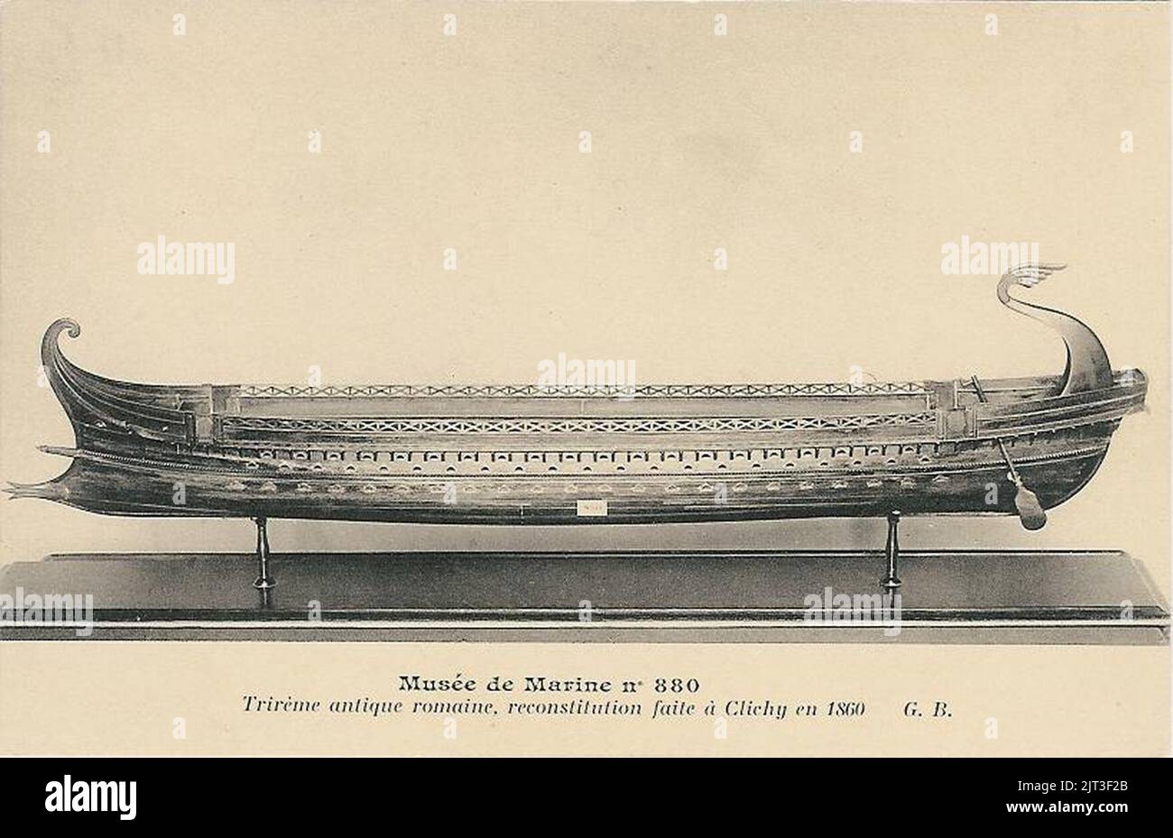 Trireme Gaston Braun Stock Photo - Alamy