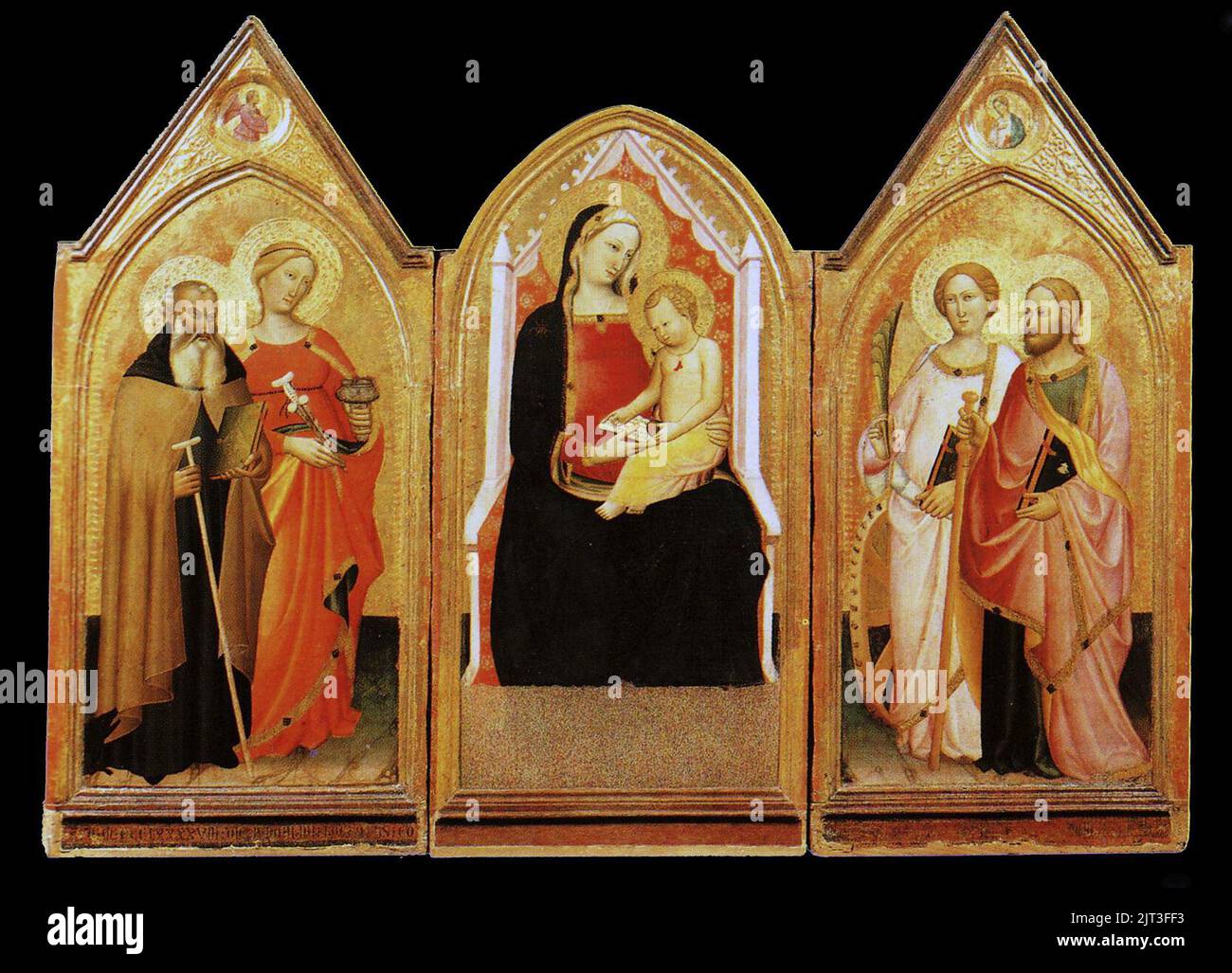 Trittico, maestro mucciana Stock Photo - Alamy