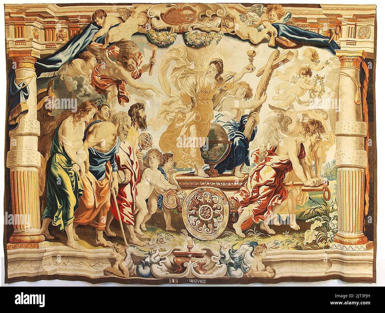 Triumph of Faith, part of Eucharist series, Tapestry after Peter Paul ...