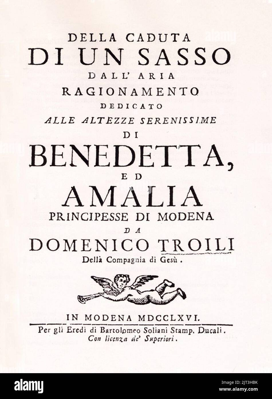 Troili, Ragionamento della caduta di un sasso Stock Photo - Alamy