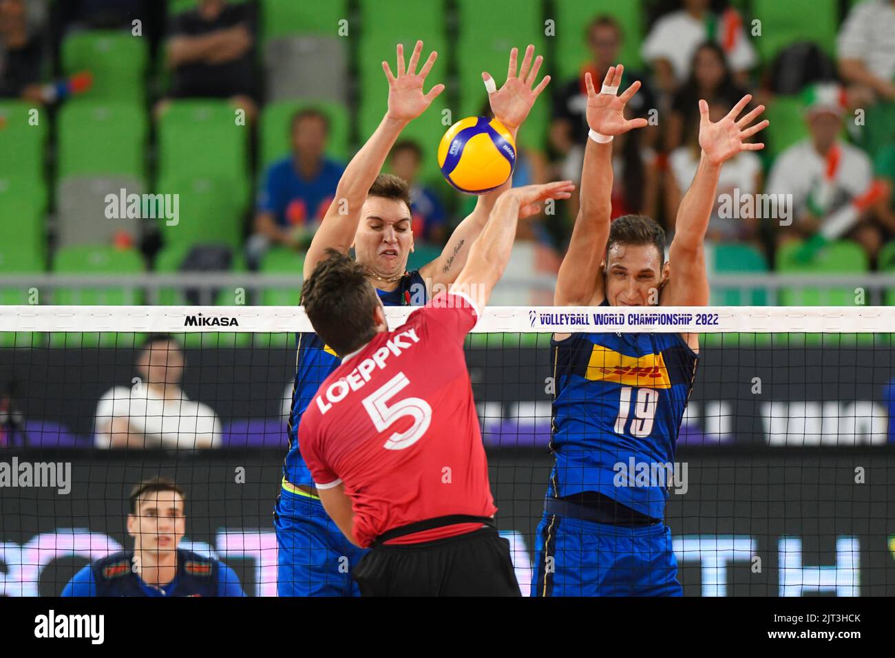 Yuri Romano, Roberto Russo (Italy). Volleyball World Championship 2022 ...