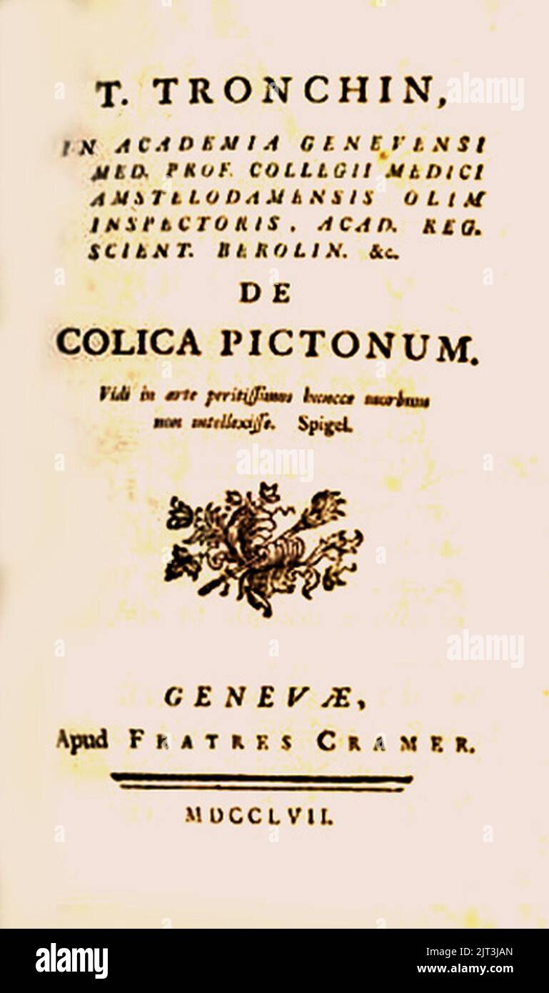 Tronchin Colica pictonum Stock Photo - Alamy