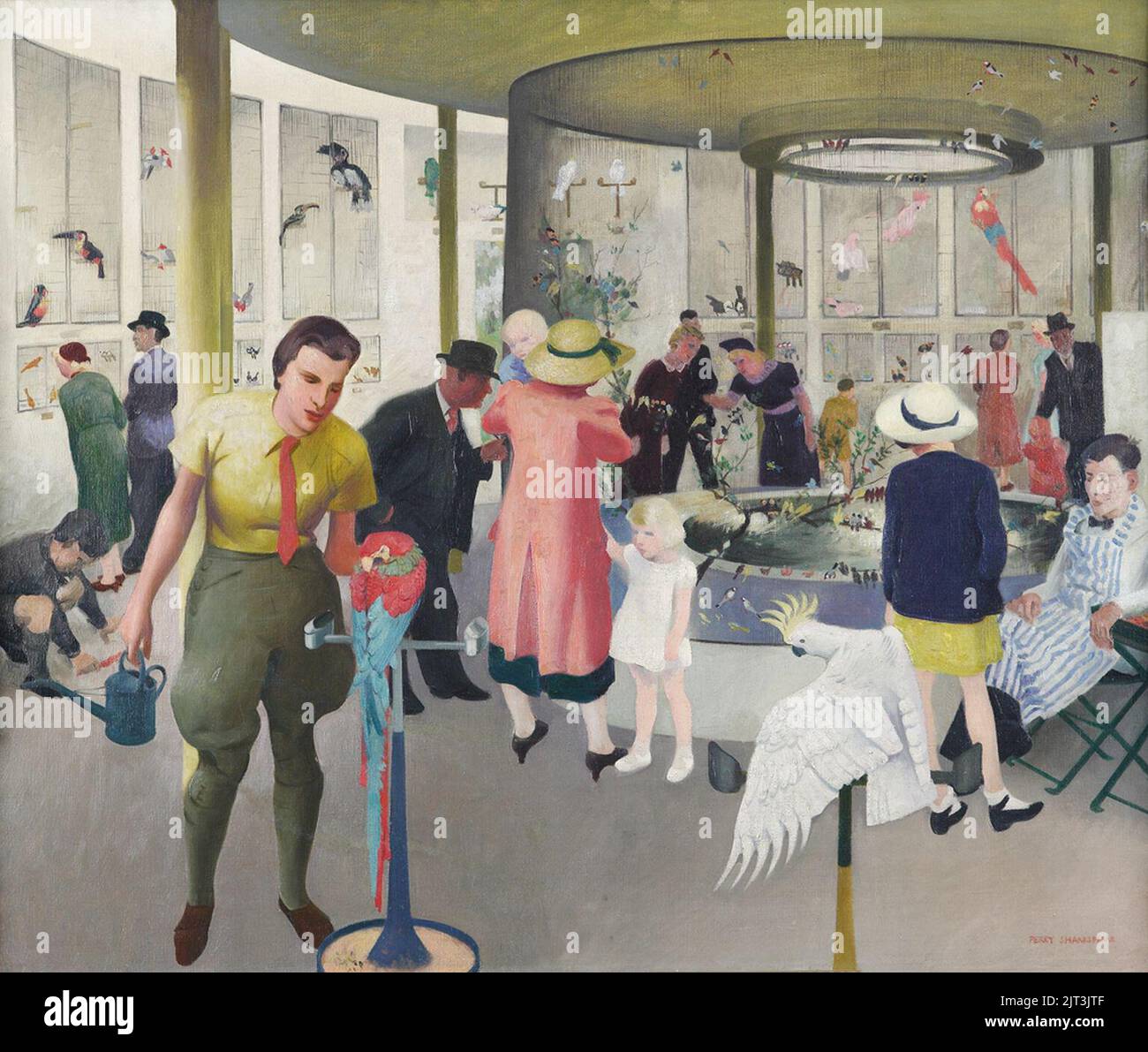 Tropical Bird House, Dudley Zoo - Percy Shakespeare Stock Photo - Alamy