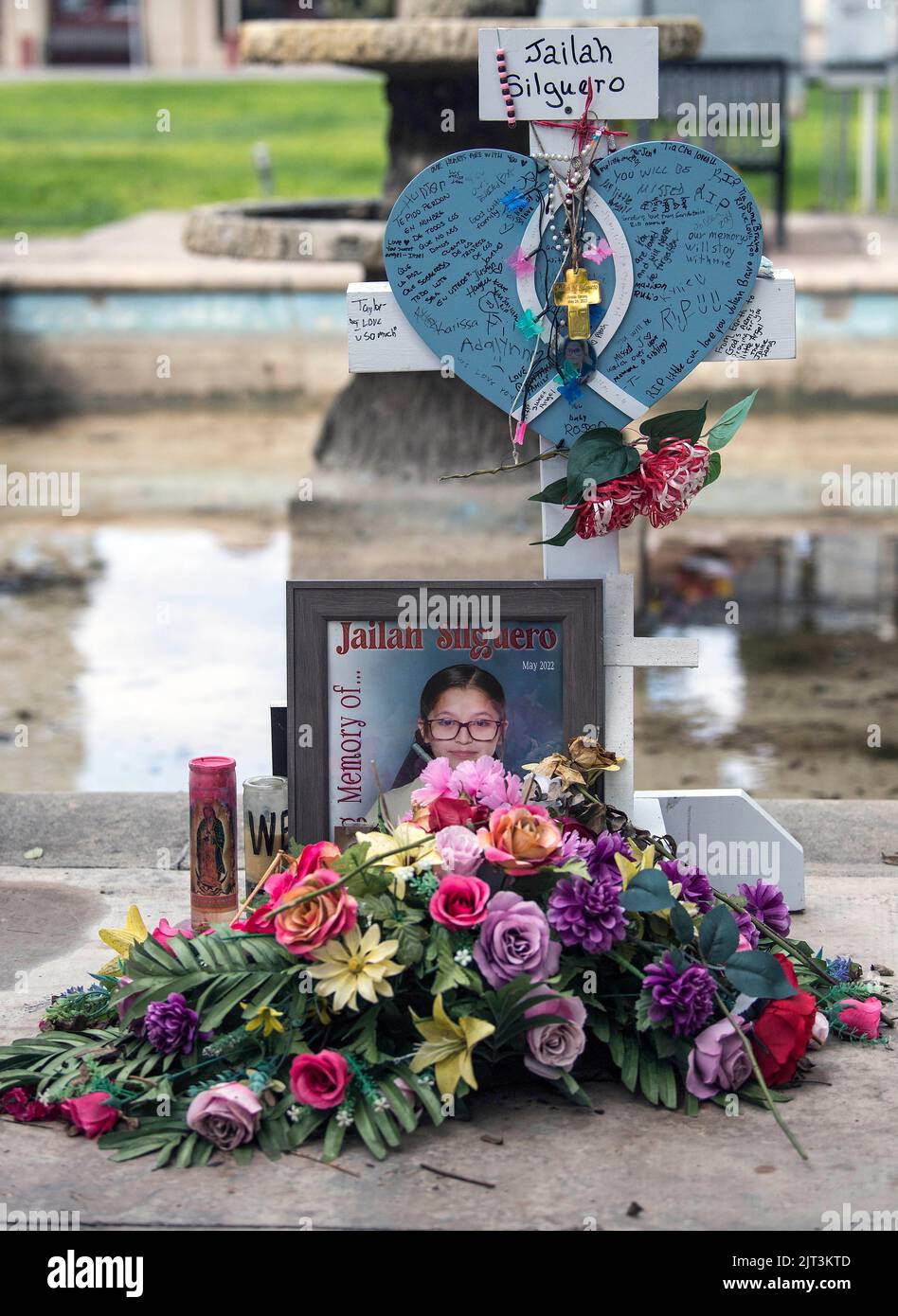 Uvalde, Texas, USA. 27th Aug, 2022. On May 24, 2022, a gunman with an ...