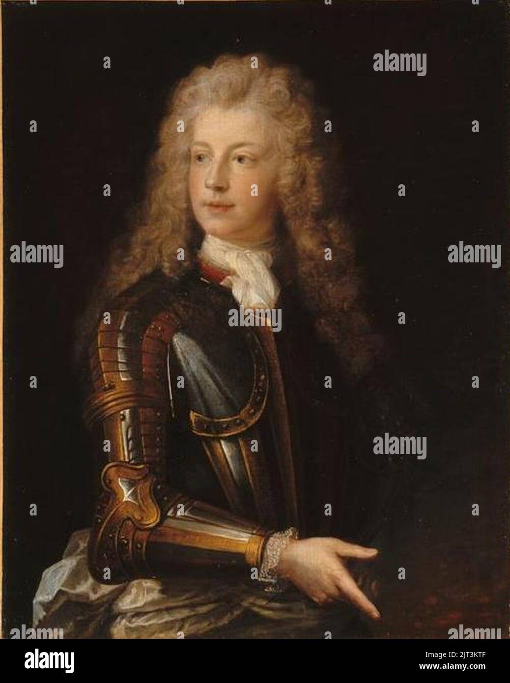 Troy - Louis Auguste de Bourbon, Prince of Dombes in armour Stock Photo ...