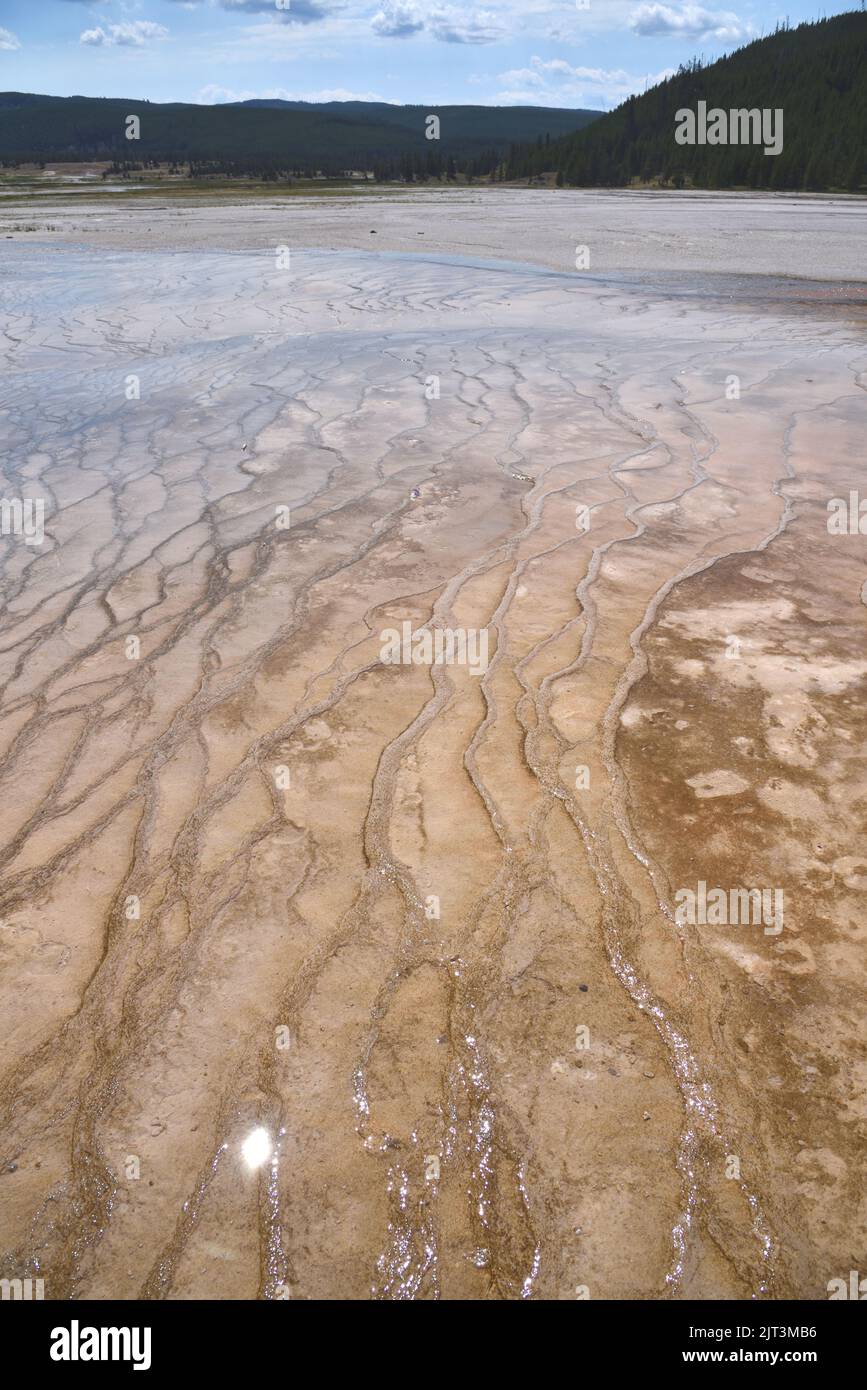 Yellowstone National Park springs Stock Photo - Alamy