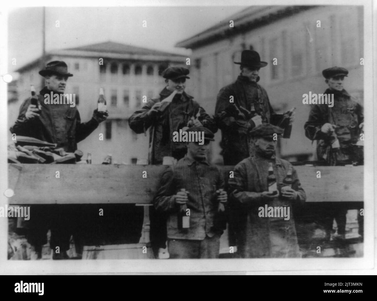 Truck loads of beer enroute to Chicago, which were waylaid and captured ...